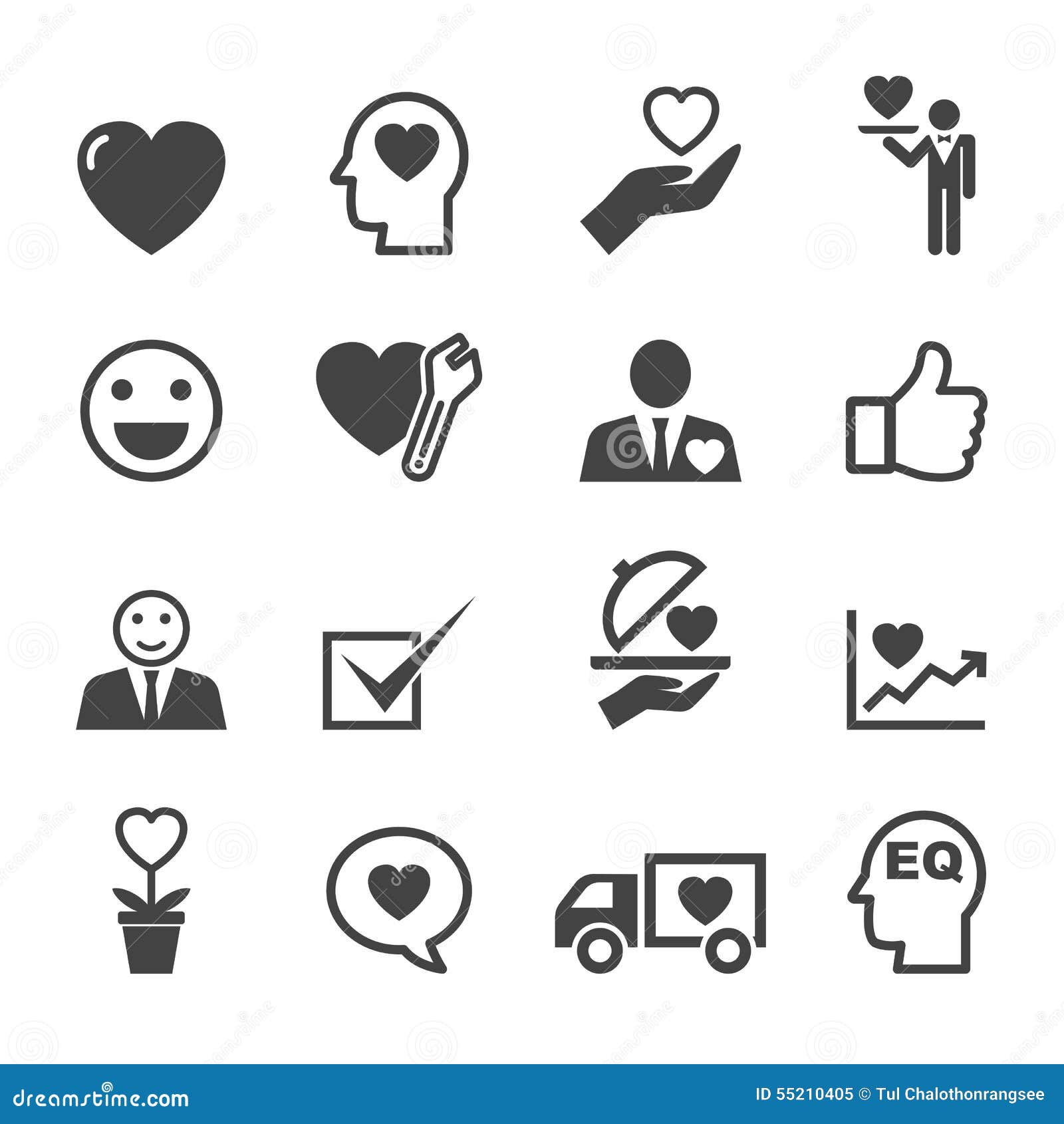 Service mind icons stock vector. Illustration of delivery - 55210405