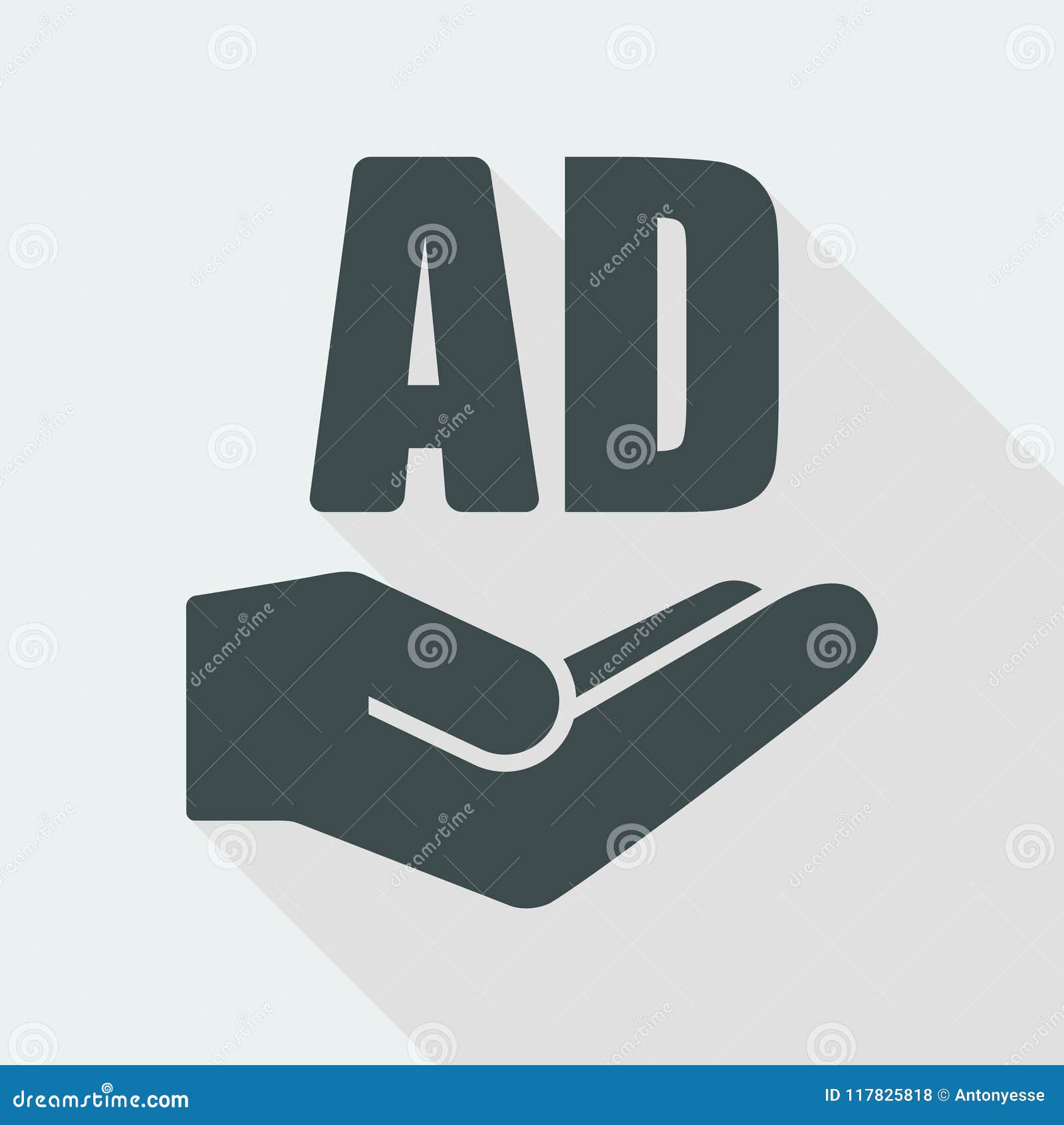 Service Offer - Advertising Solution - Minimal Icon Stock Vector ...