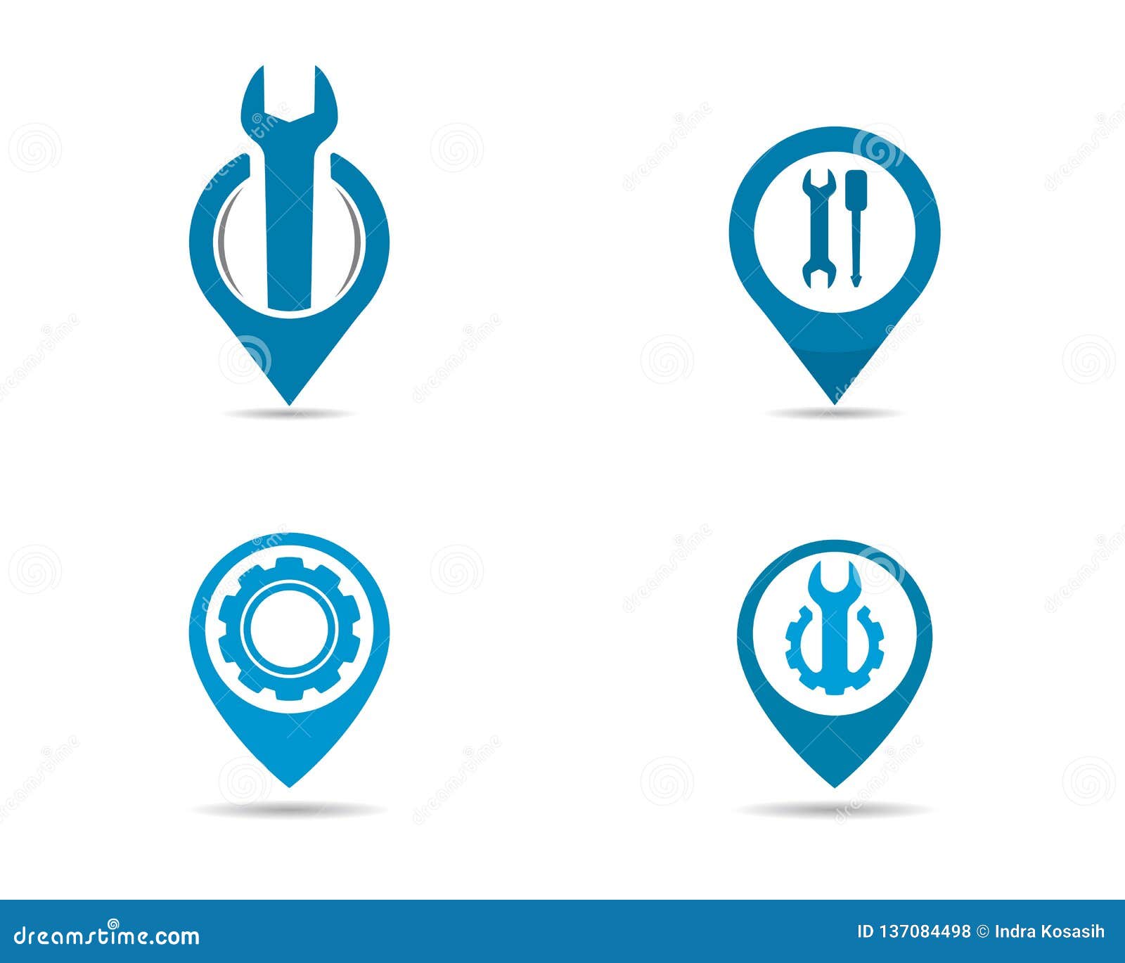 Service point logo stock vector. Illustration of service - 137084498