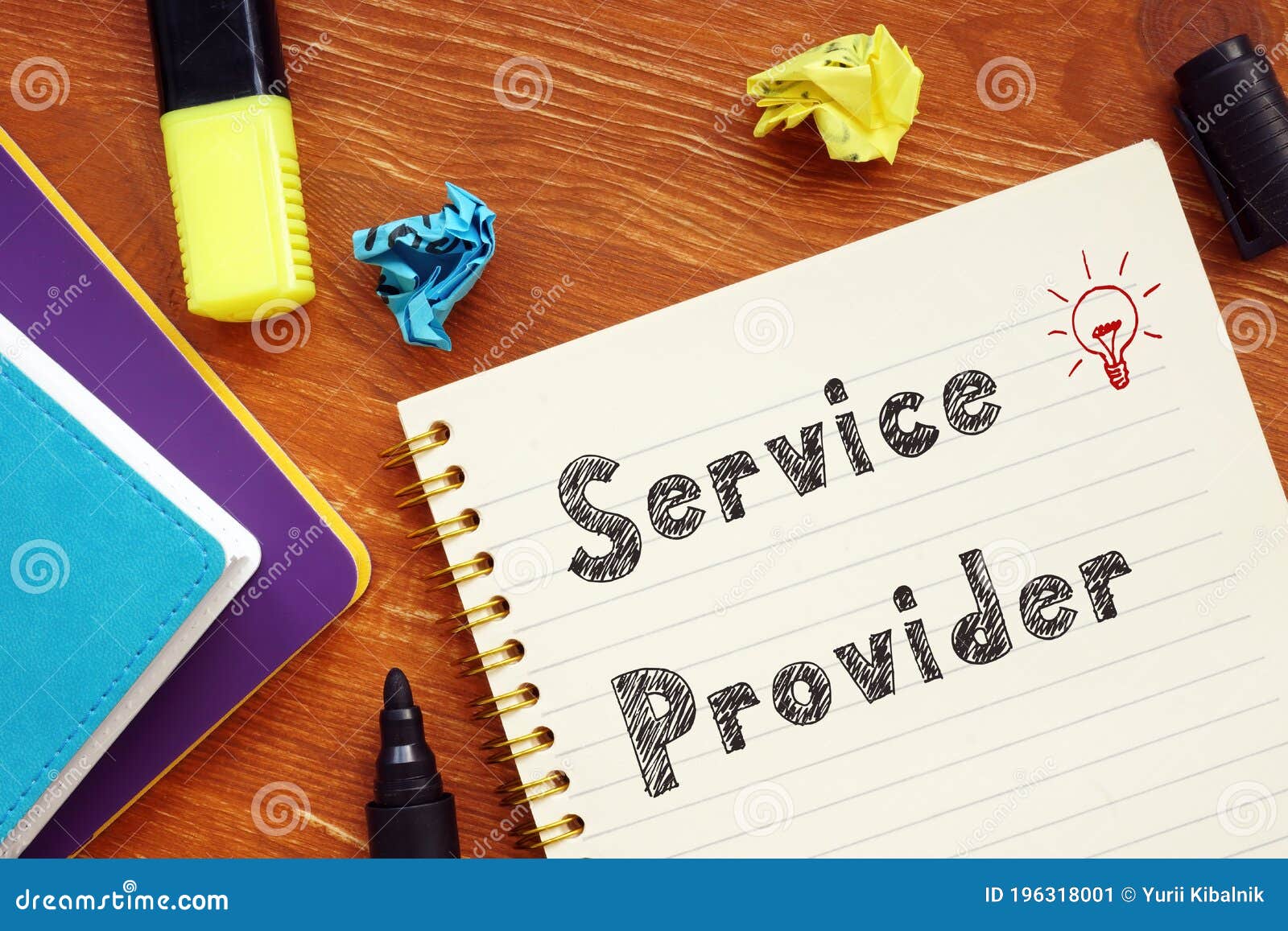 Service Provider Phrase on the Sheet Stock Image - Image of fast, word ...