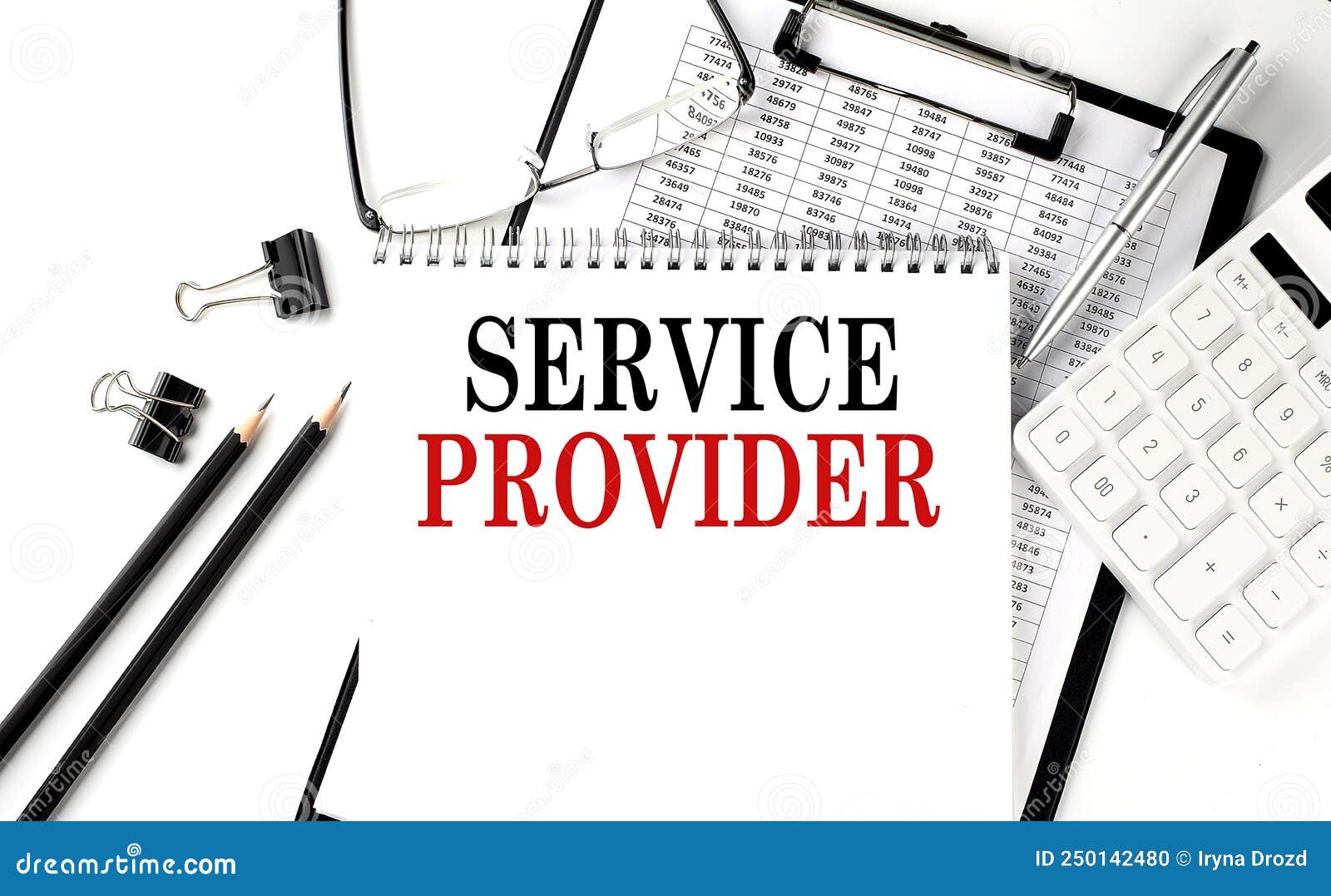 SERVICE PROVIDER Word on Notepad with Clipboard , Chart and Calculator ...