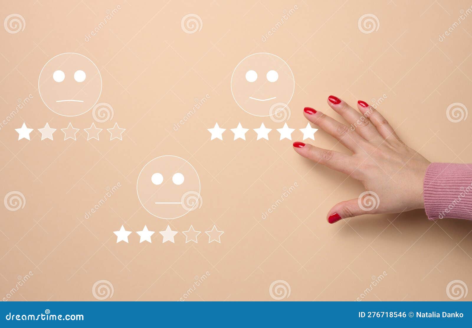Quality Assessment Round Sticker, Good Normal Bad, Emotion Map With ...