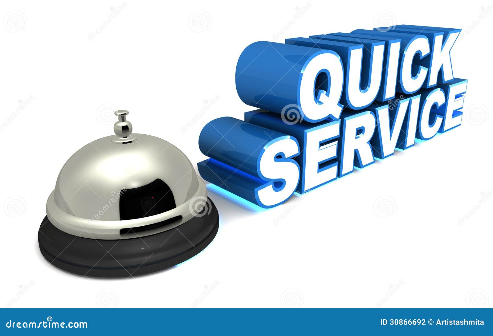 Service rapide illustration stock. Illustration du cloche - 30866692