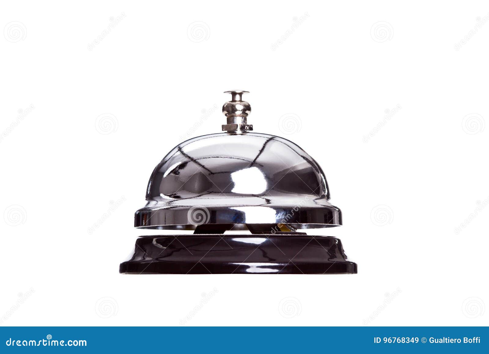 Service reception bell stock image. Image of lobby, chrome - 96768349