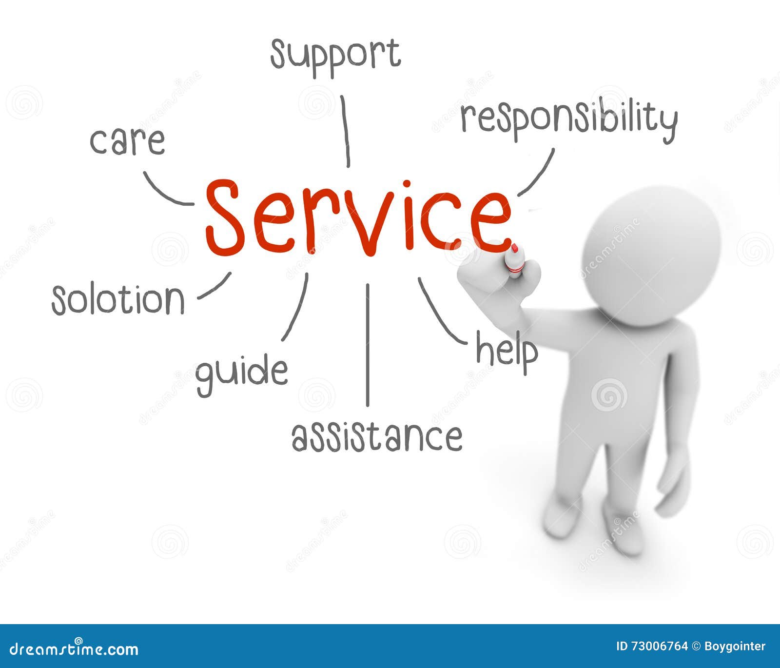 Service stock illustration. Illustration of businessman - 73006764