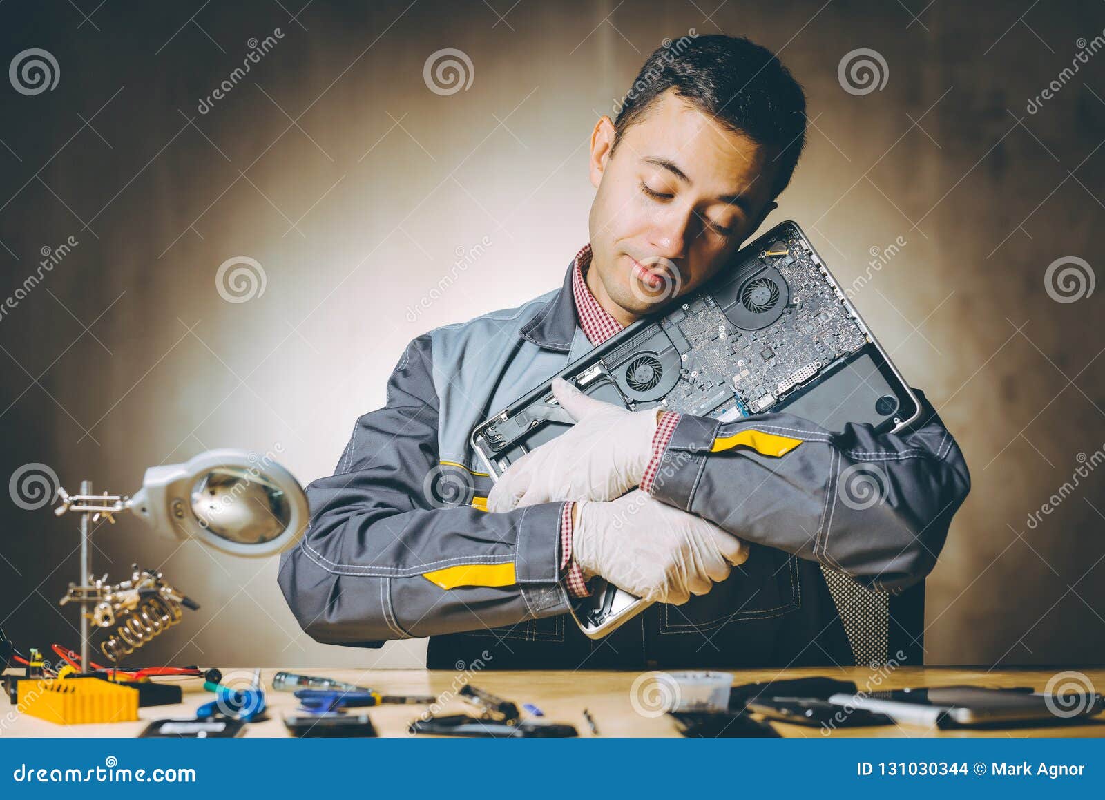 Service repair electronics stock photo. Image of male - 131030344