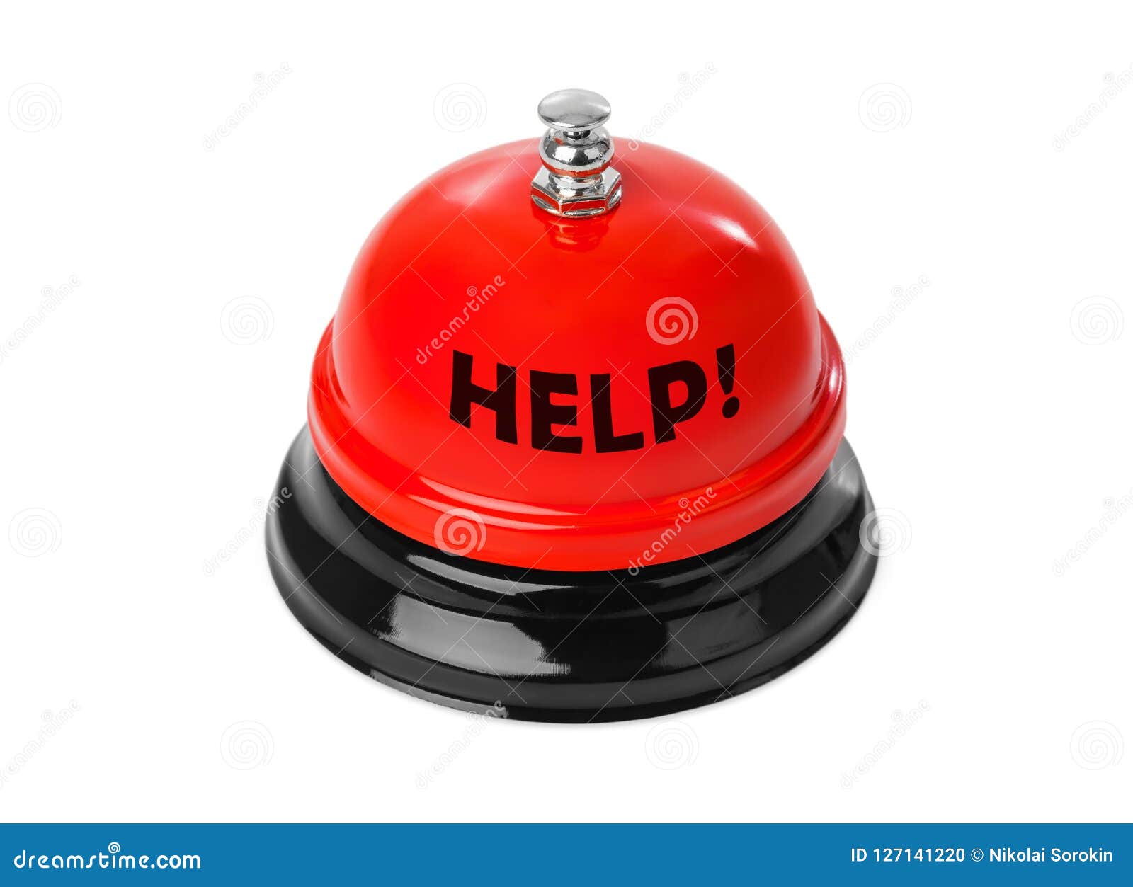 Service ring bell HELP stock photo. Image of decision - 127141220