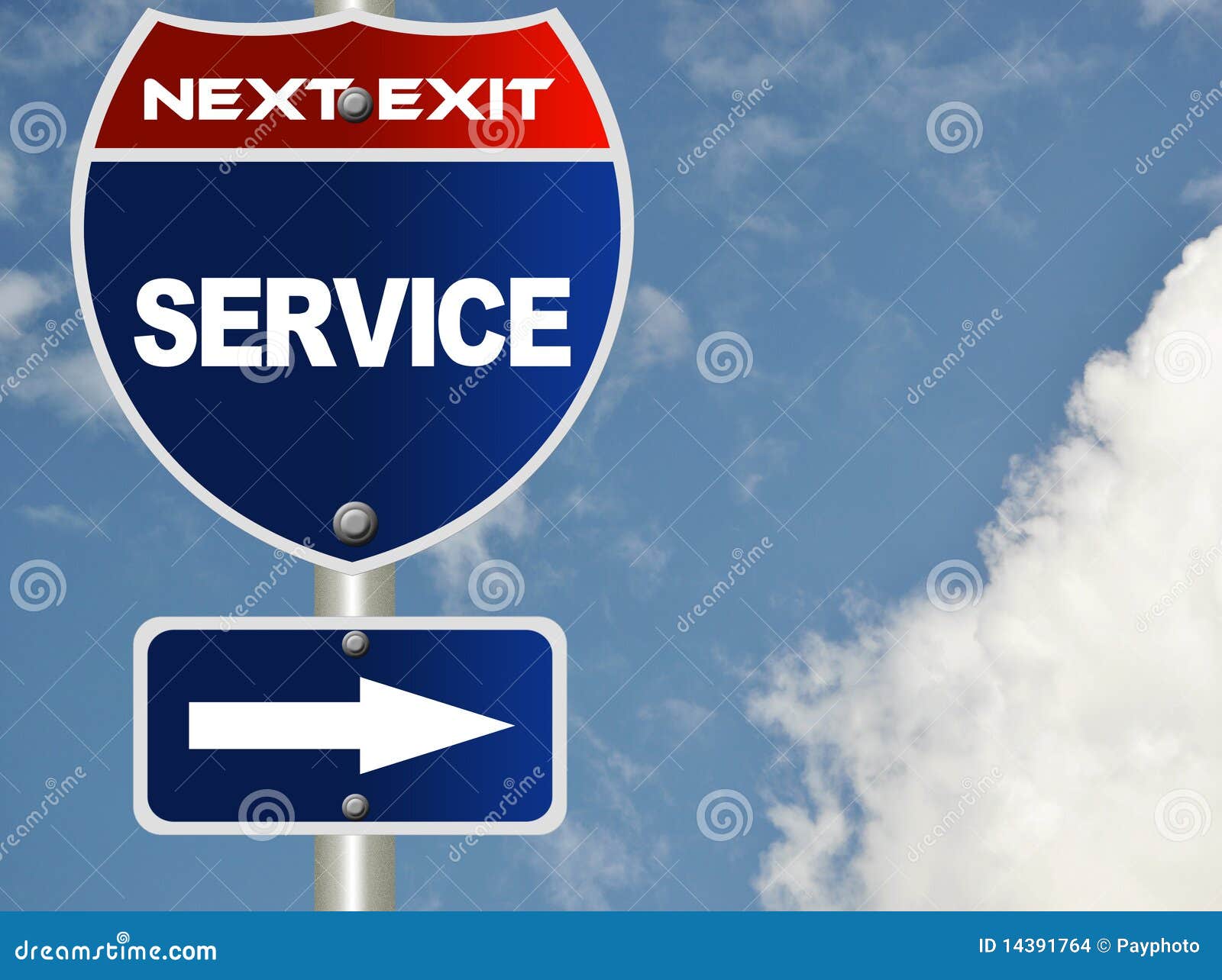 Service road sign stock illustration. Illustration of symbol - 14391764