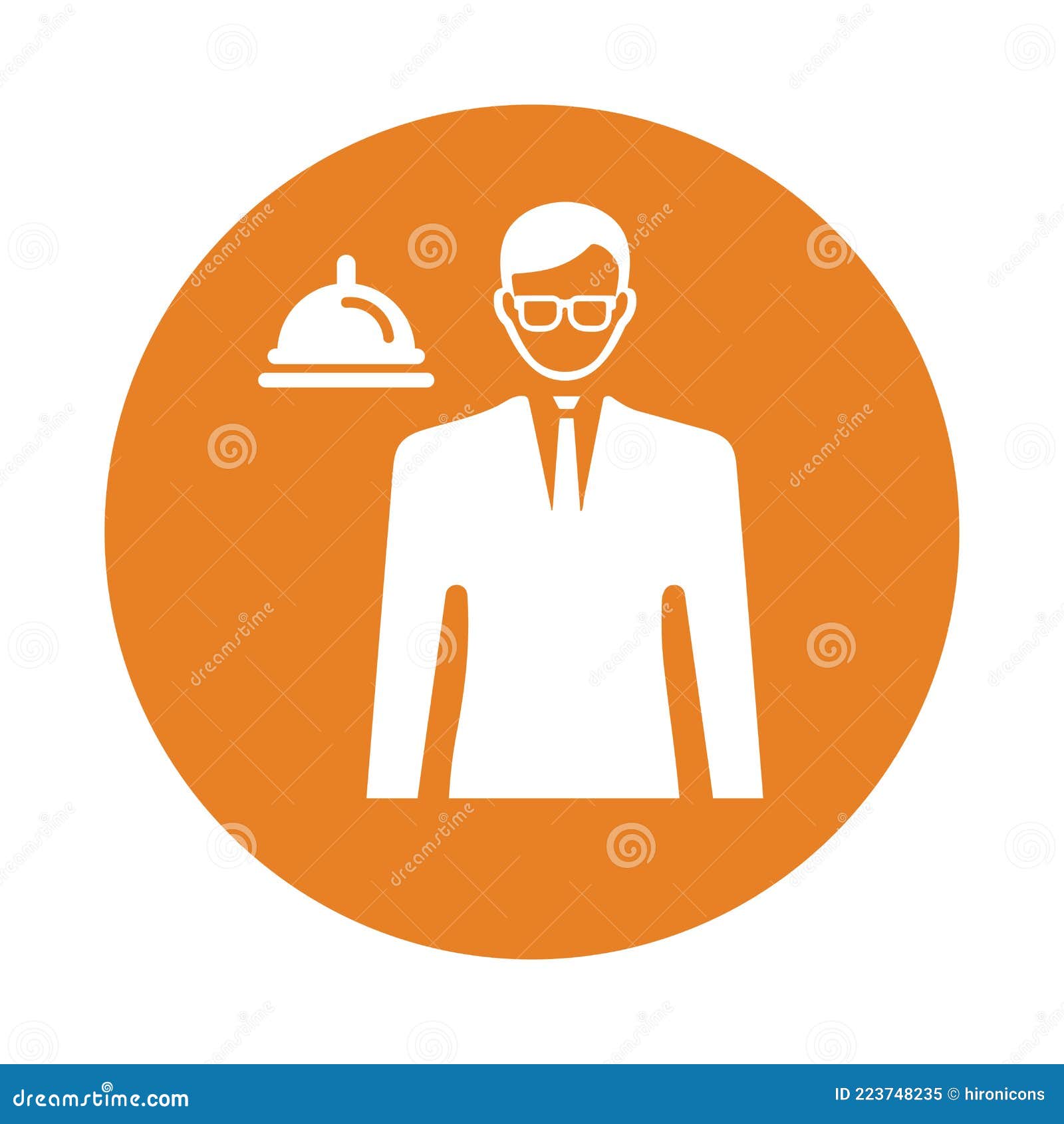 Servant Icon. Trendy Servant Logo Concept On White Background Fr Vector ...