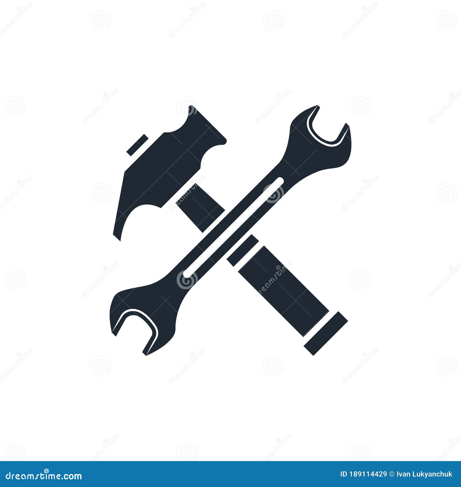 Service sign repair sign stock vector. Illustration of isolated - 189114429