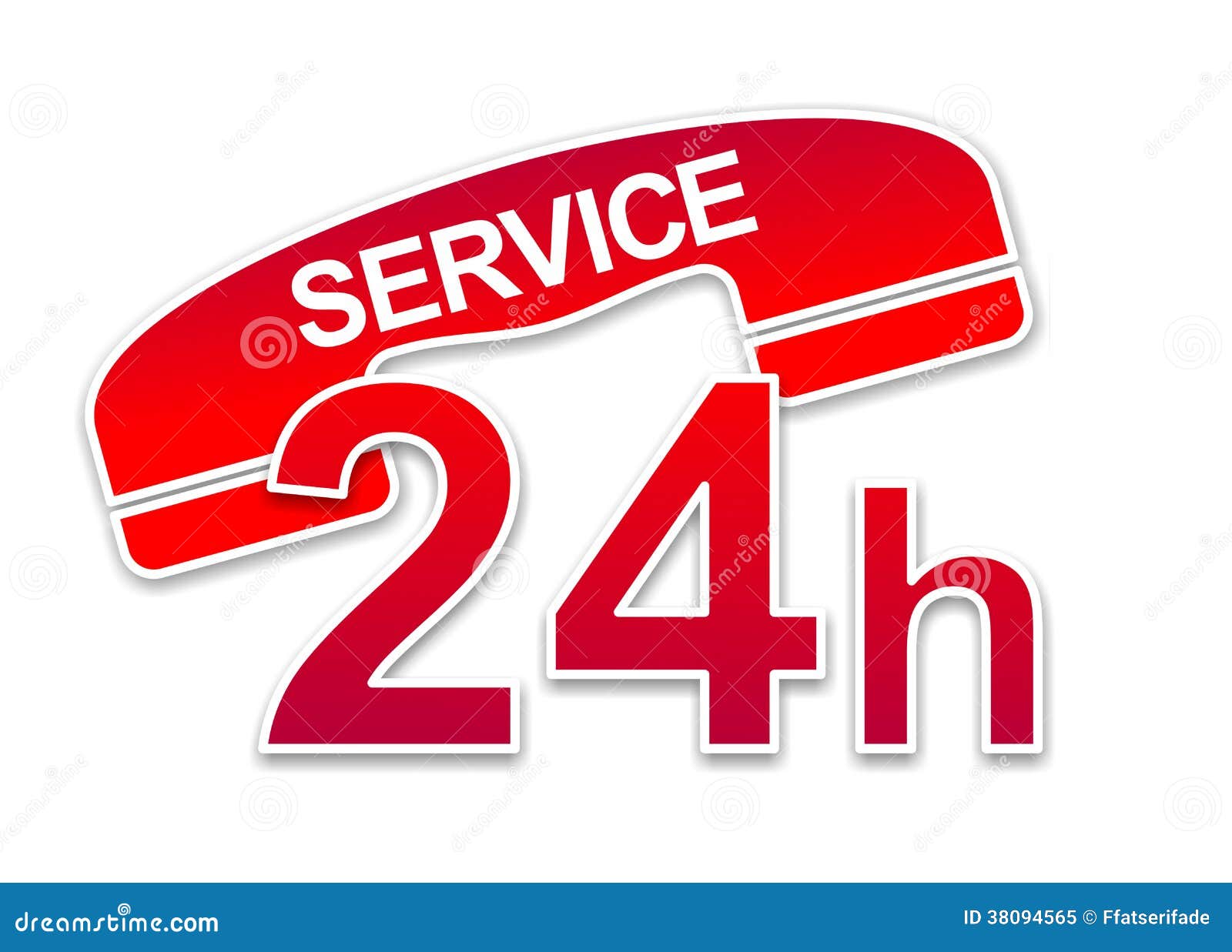 Service sign stock illustration. Illustration of available - 38094565