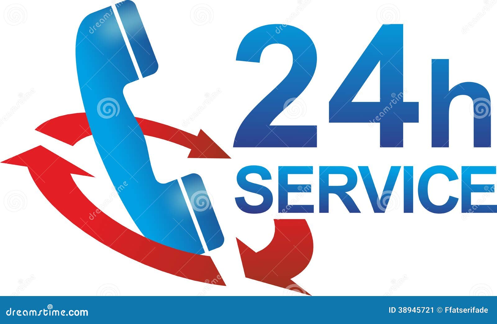 Service sign stock illustration. Illustration of arrows - 38945721