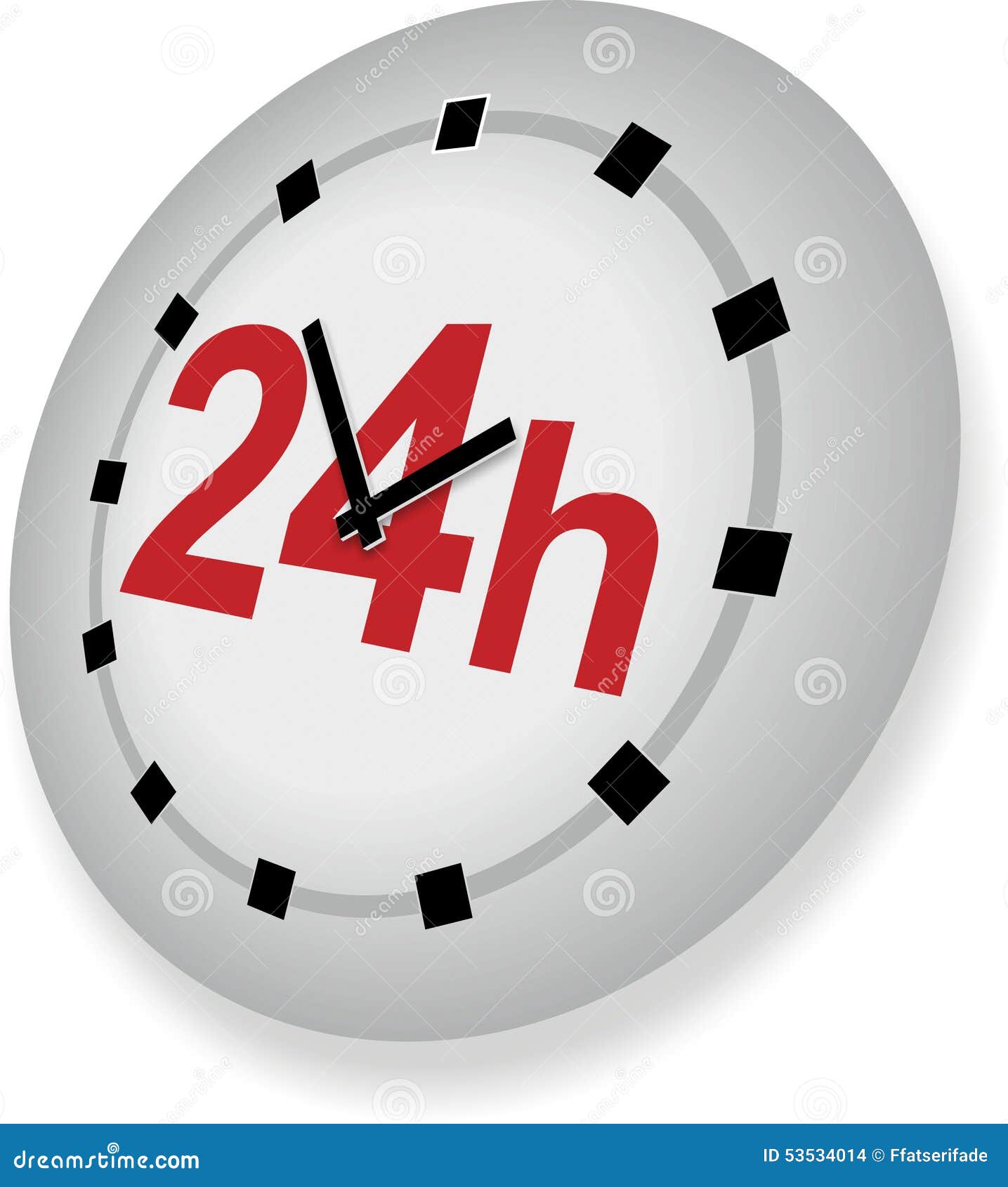 Service stock illustration. Illustration of sample, clock - 53534014