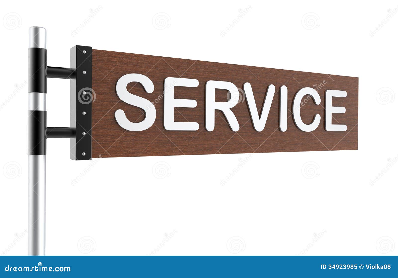 Service sign stock illustration. Illustration of call - 34923985