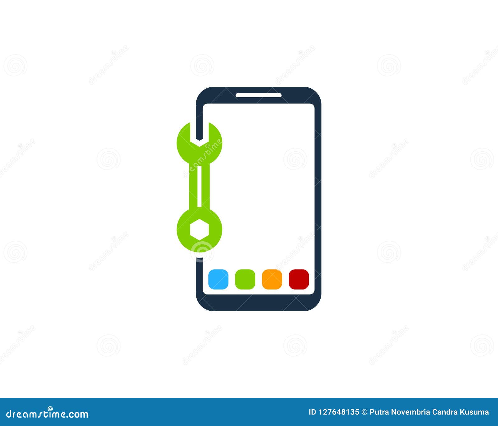 Service Smartphone Logo Icon Design Stock Illustration - Illustration ...