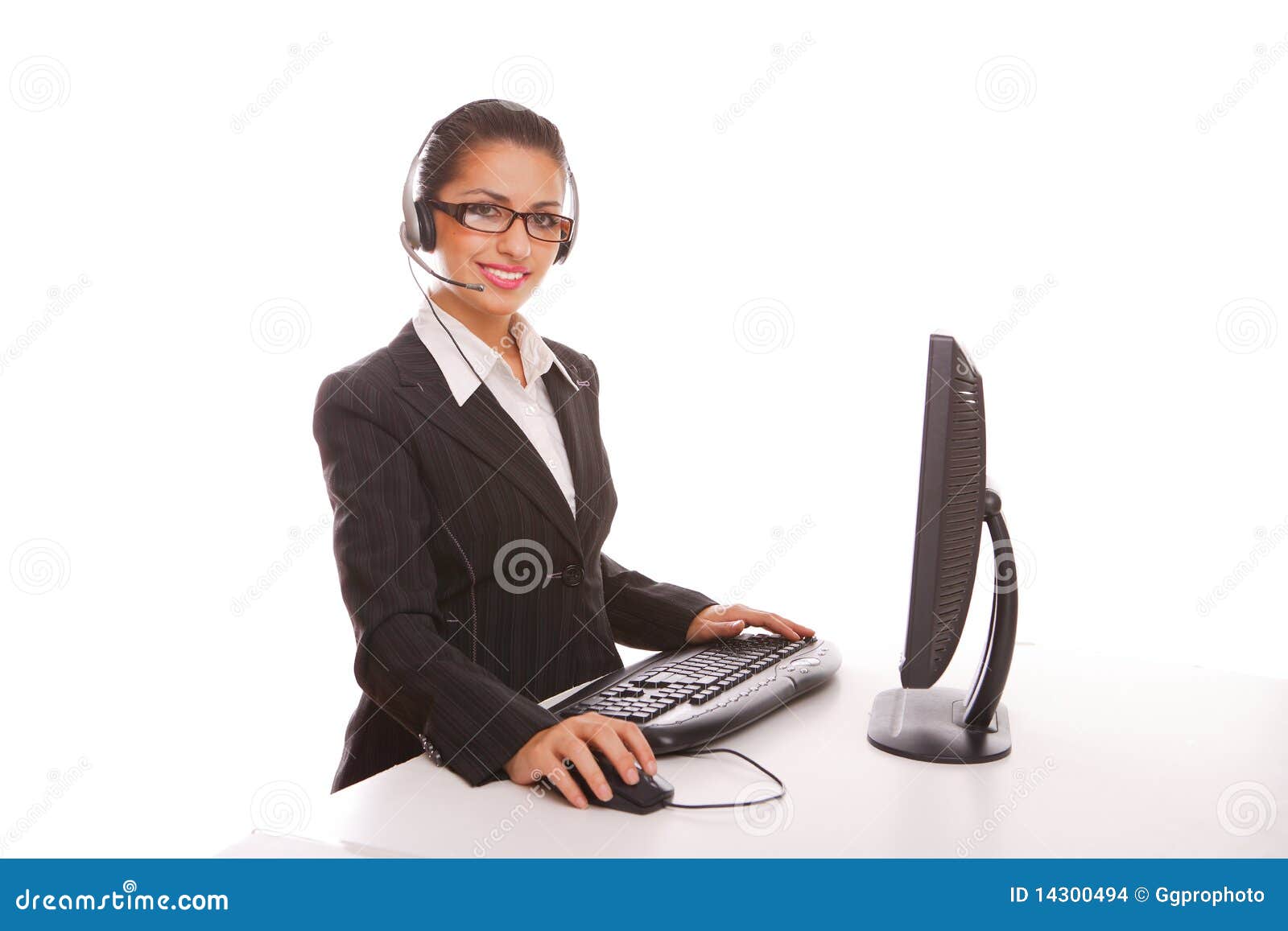 Service with a Smile stock photo. Image of expertise - 14300494