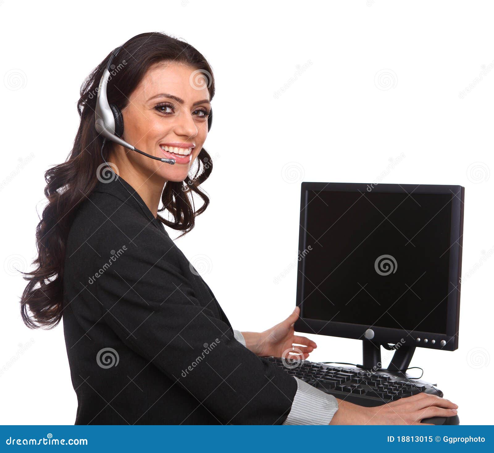 Service with a Smile stock image. Image of indoors, occupation - 18813015