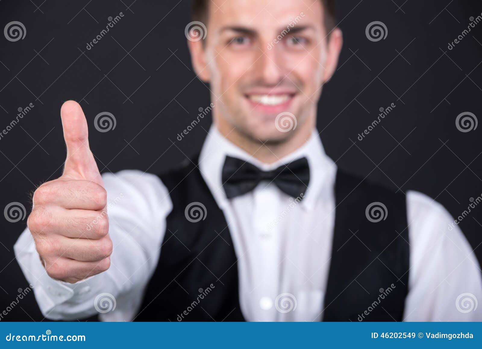 Service staff. Man. stock image. Image of jacket, attractive - 46202549