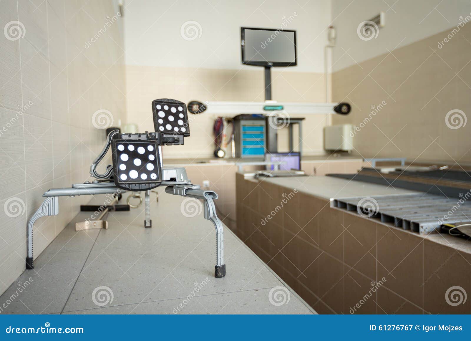 Service Station for Repair Car Stock Image - Image of inspection ...