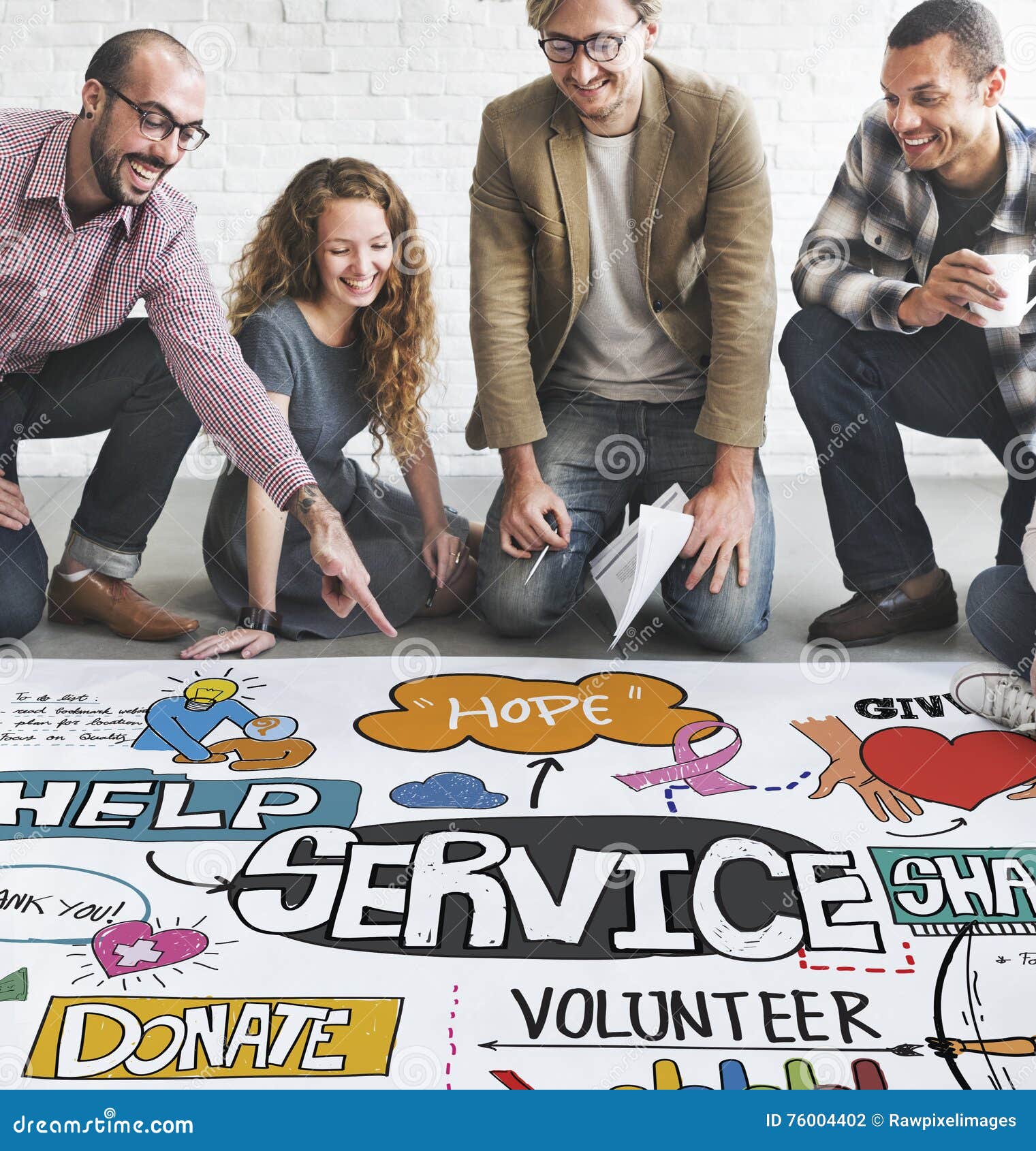 Service Support Assistance Customer Delivery Concept Stock Photo ...