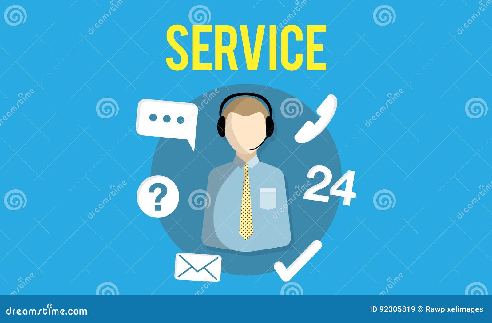 Service Support Helping Hands Service Industry Concept Stock ...