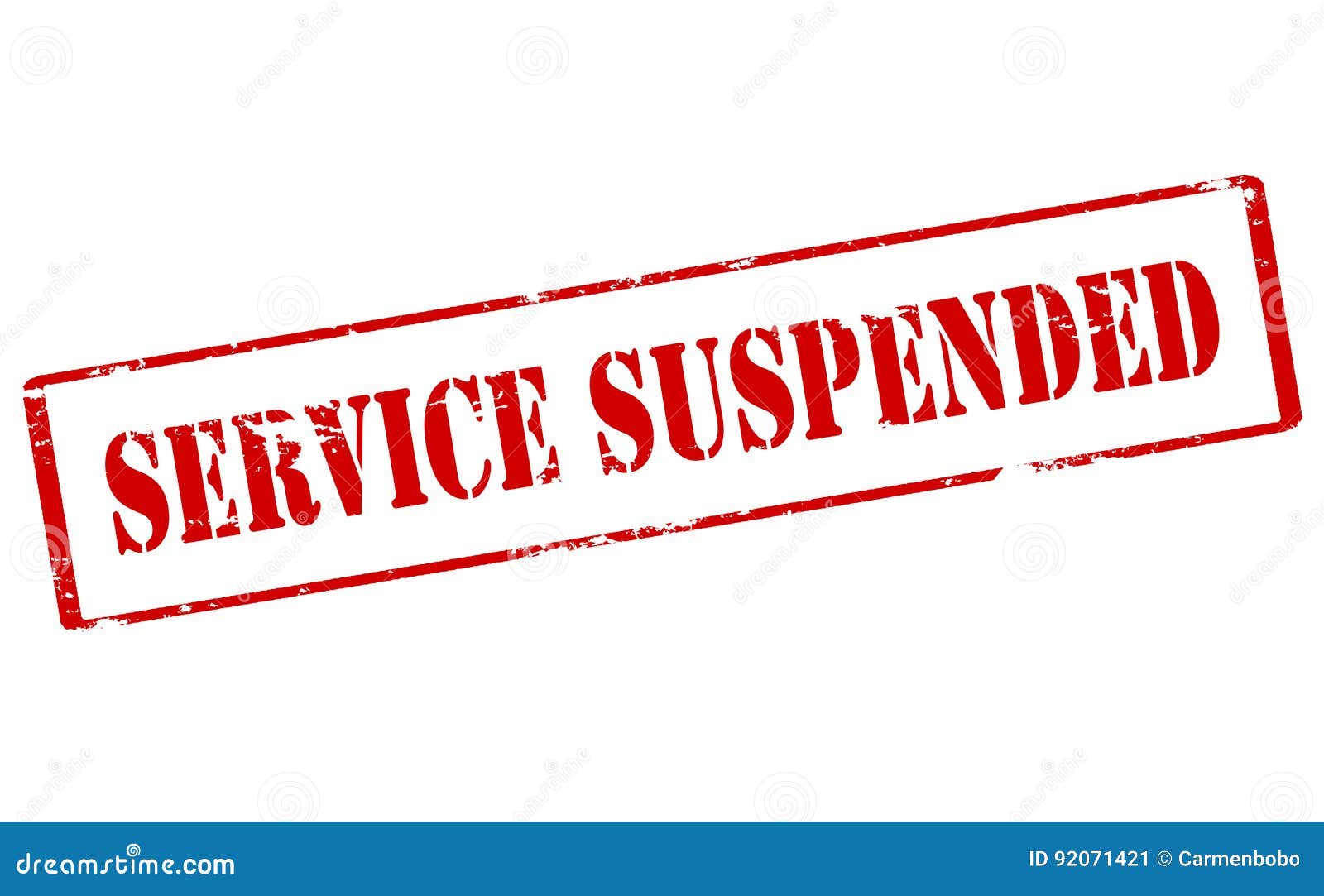 Service suspended stock illustration. Illustration of grungy - 92071421