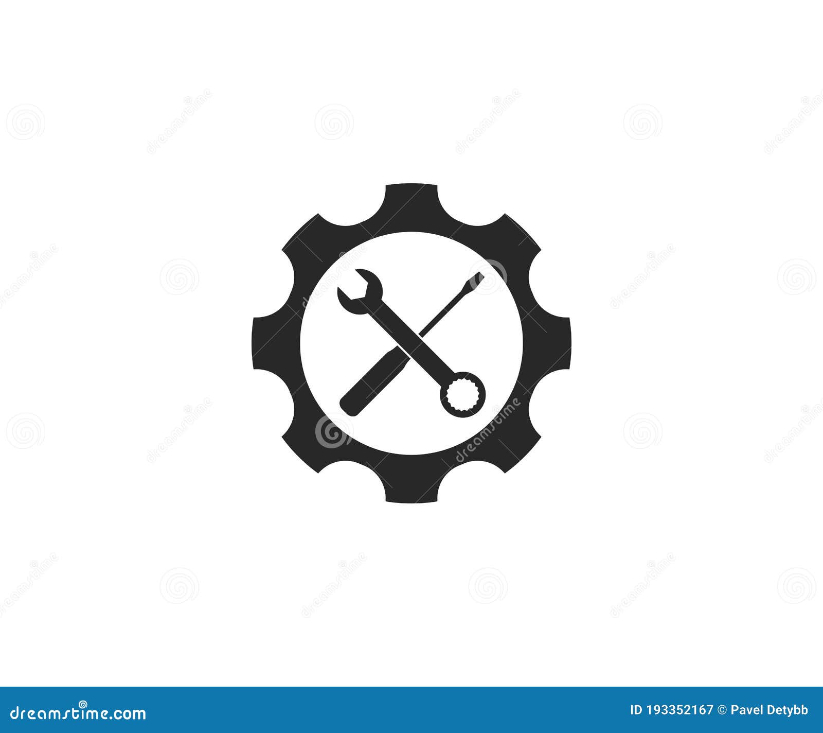 Service, Technical, Tools Icon. Vector Illustration, Flat Design. Stock ...