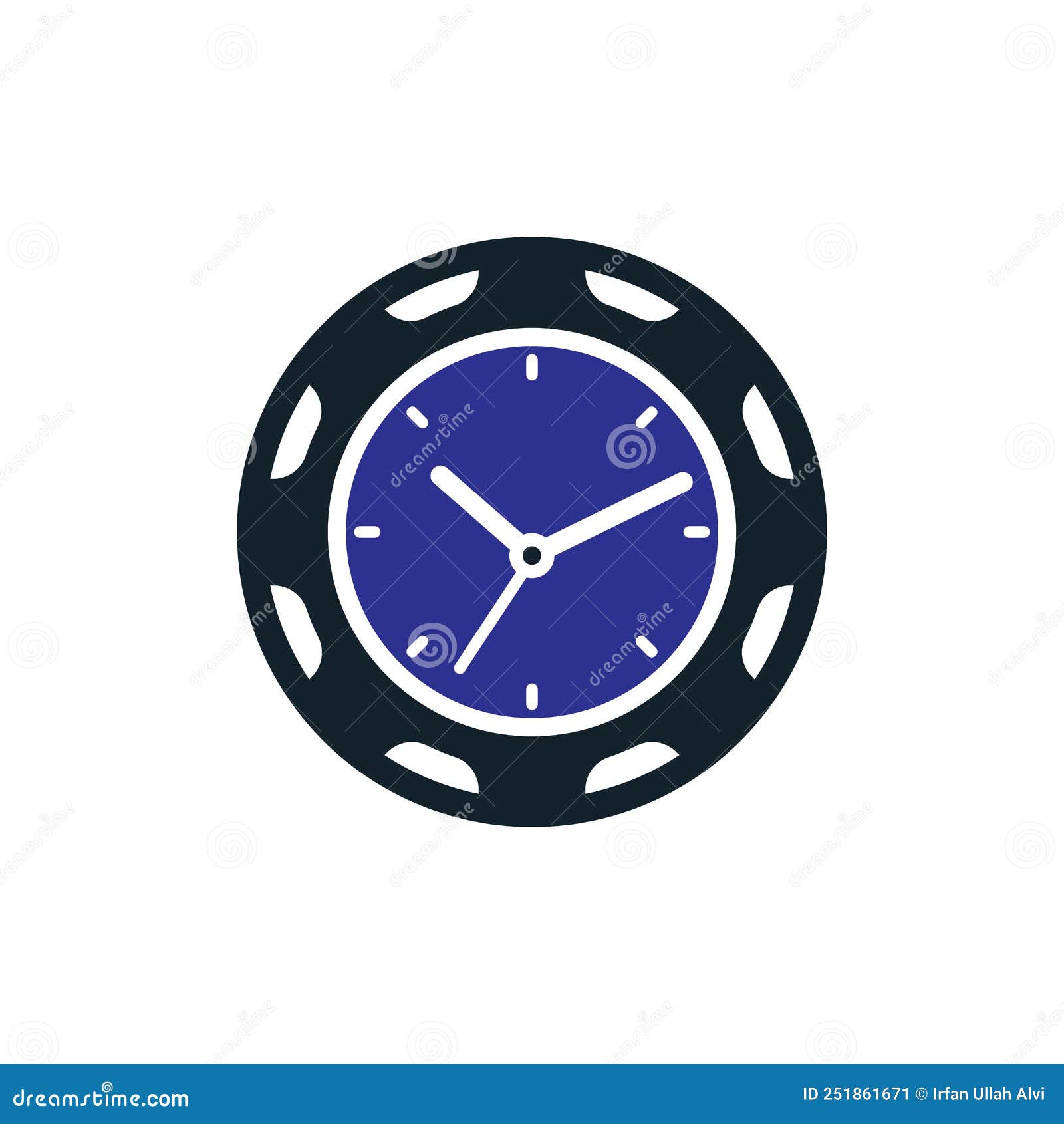 Service Time Vector Logo Design. Gear and Analog Clock Icon Vector ...