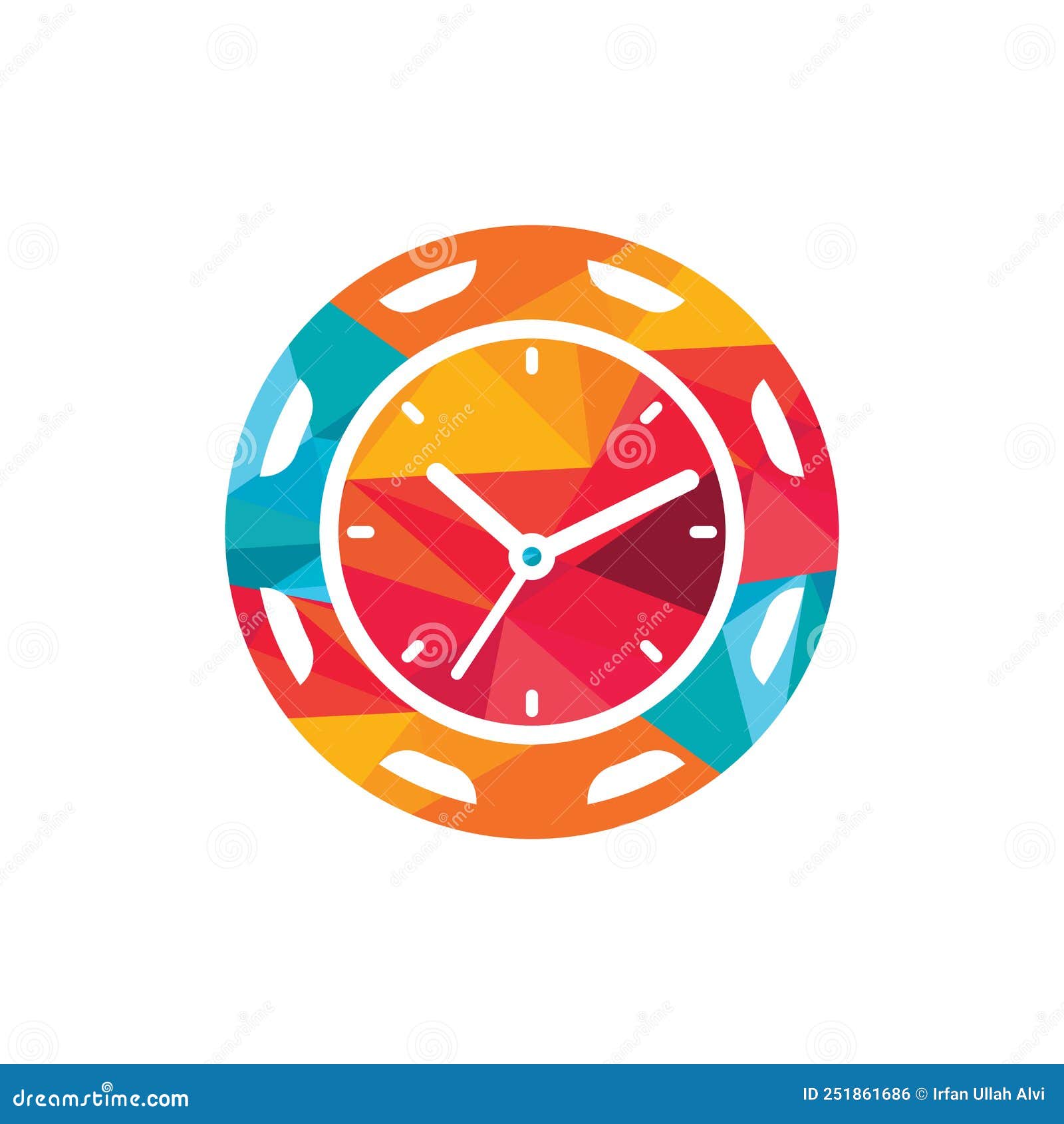 Service Time Vector Logo Design. Gear and Analog Clock Icon Vector ...