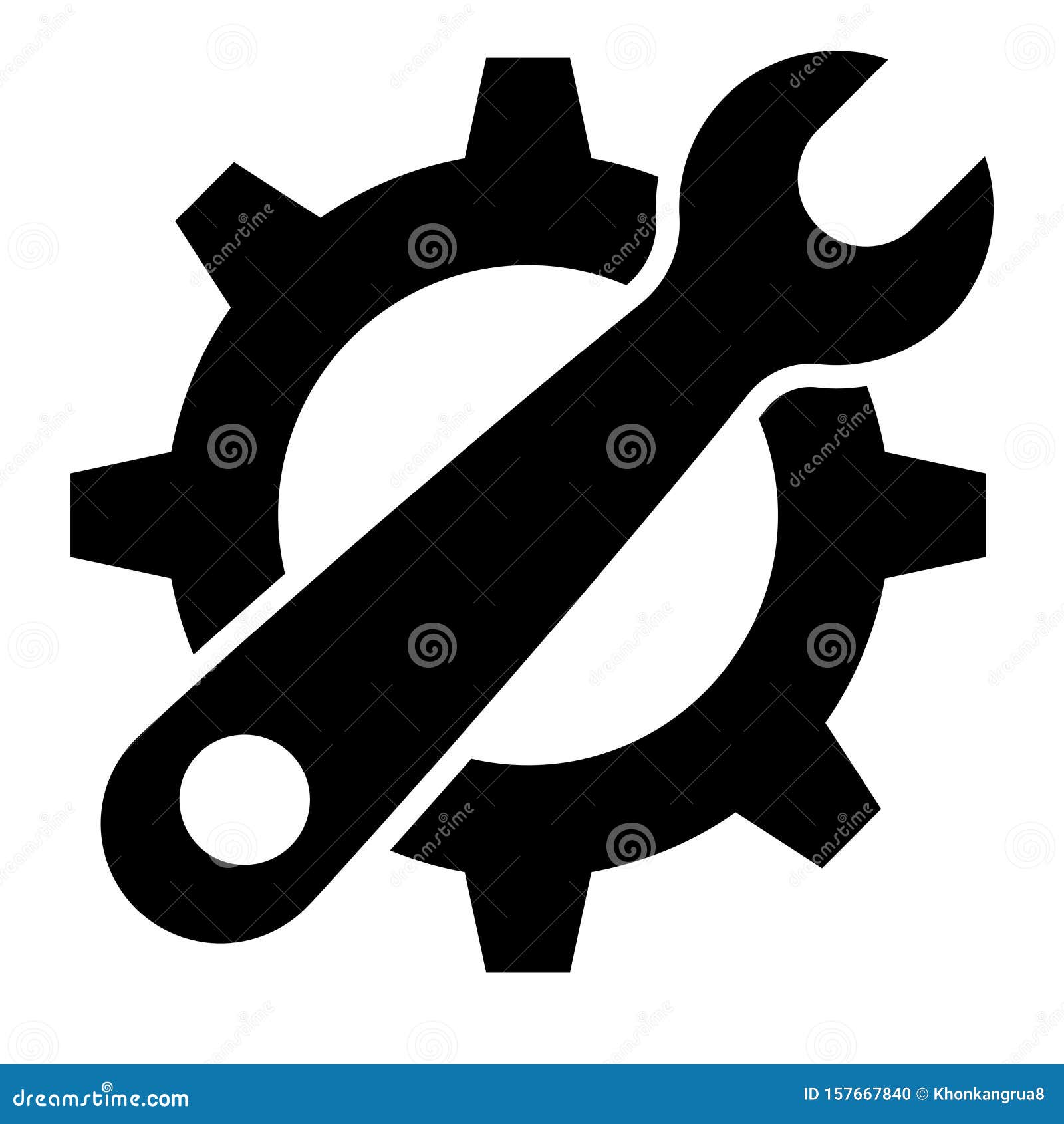 Service Tool Icon Symbol Sign Isolate on White Background,Vector ...