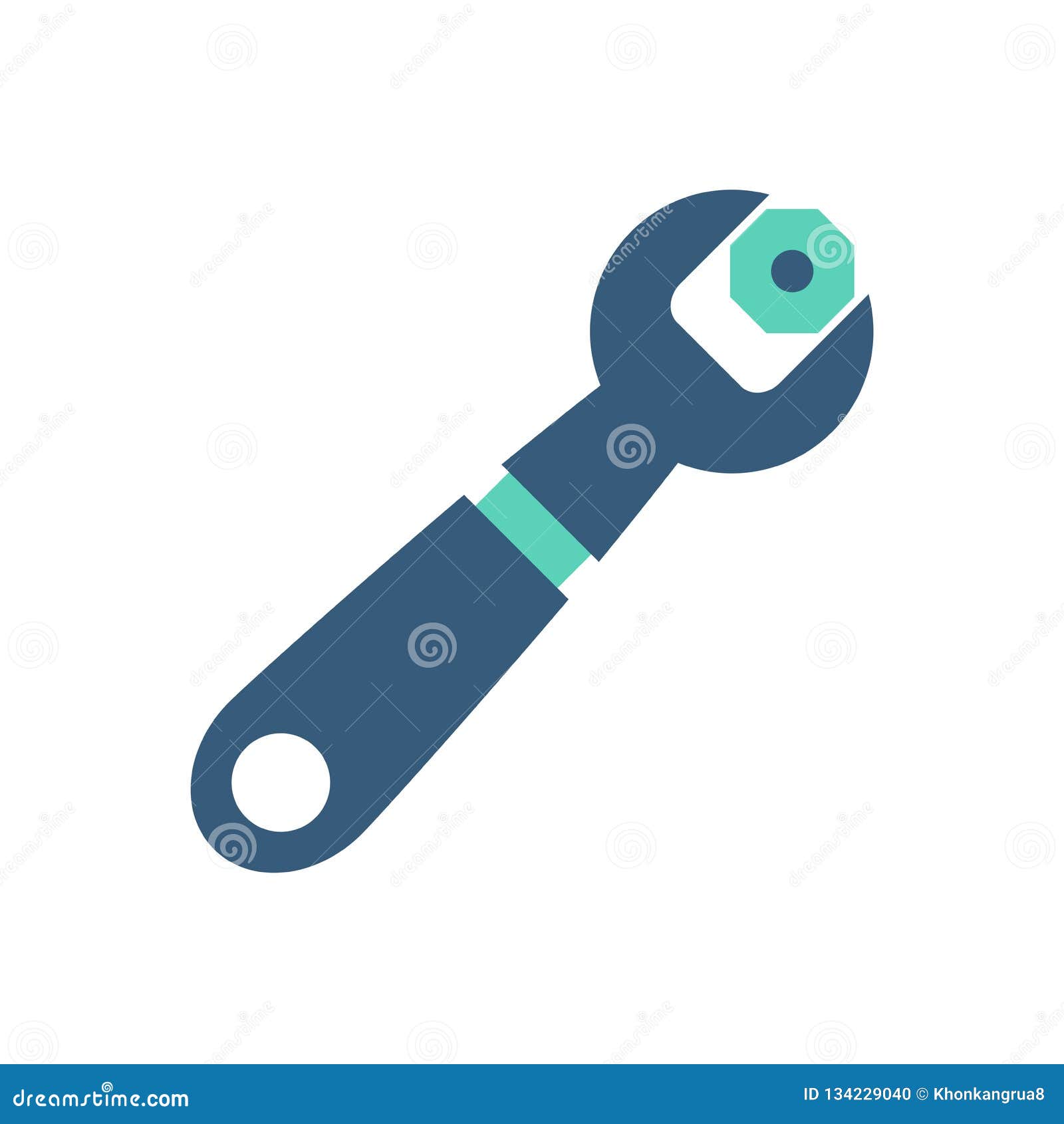 Service Tool Icon on White Background,technology, Industry, Flat ...