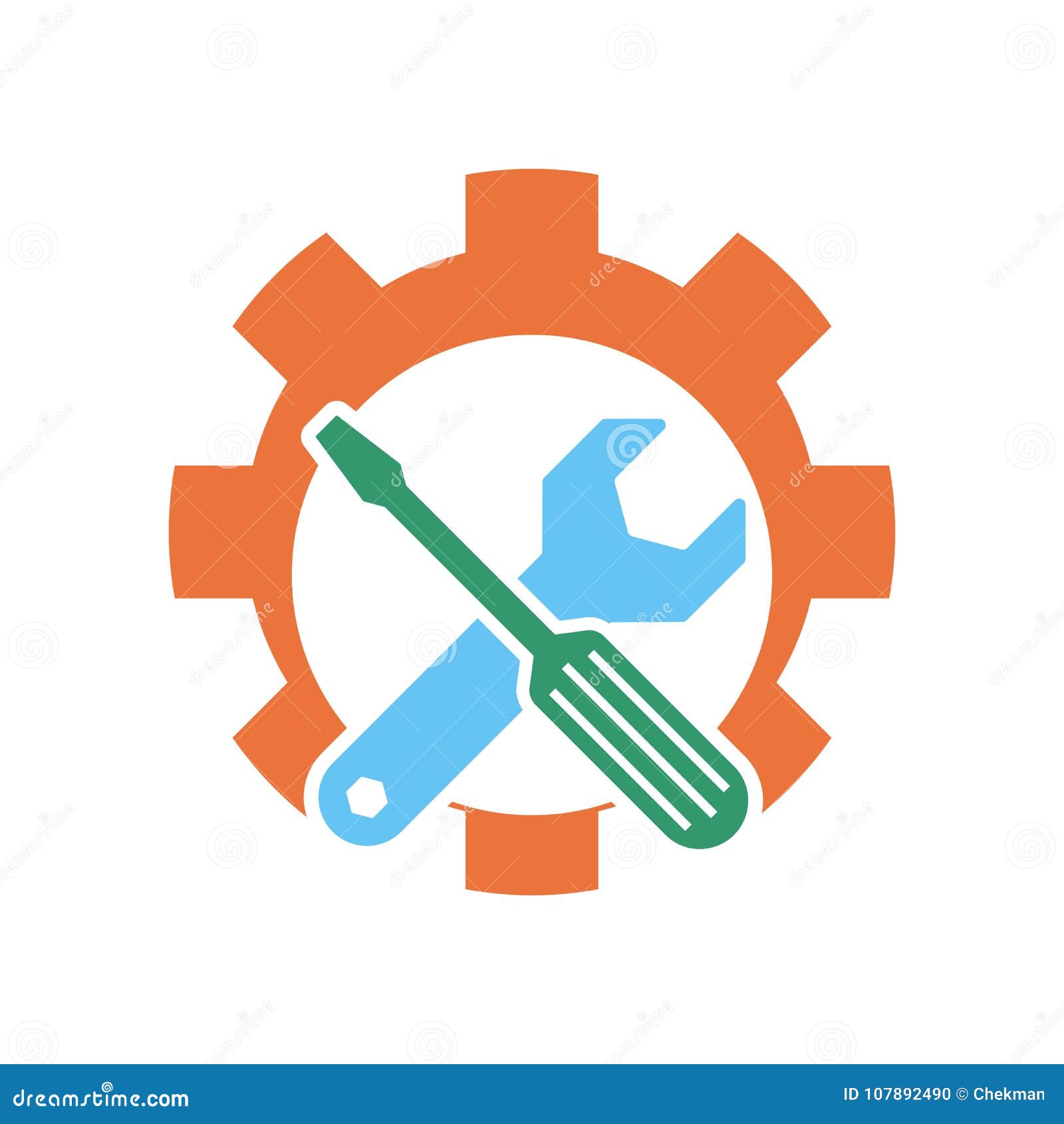 Service Tool Symbol. Vector Illustration Stock Illustration ...