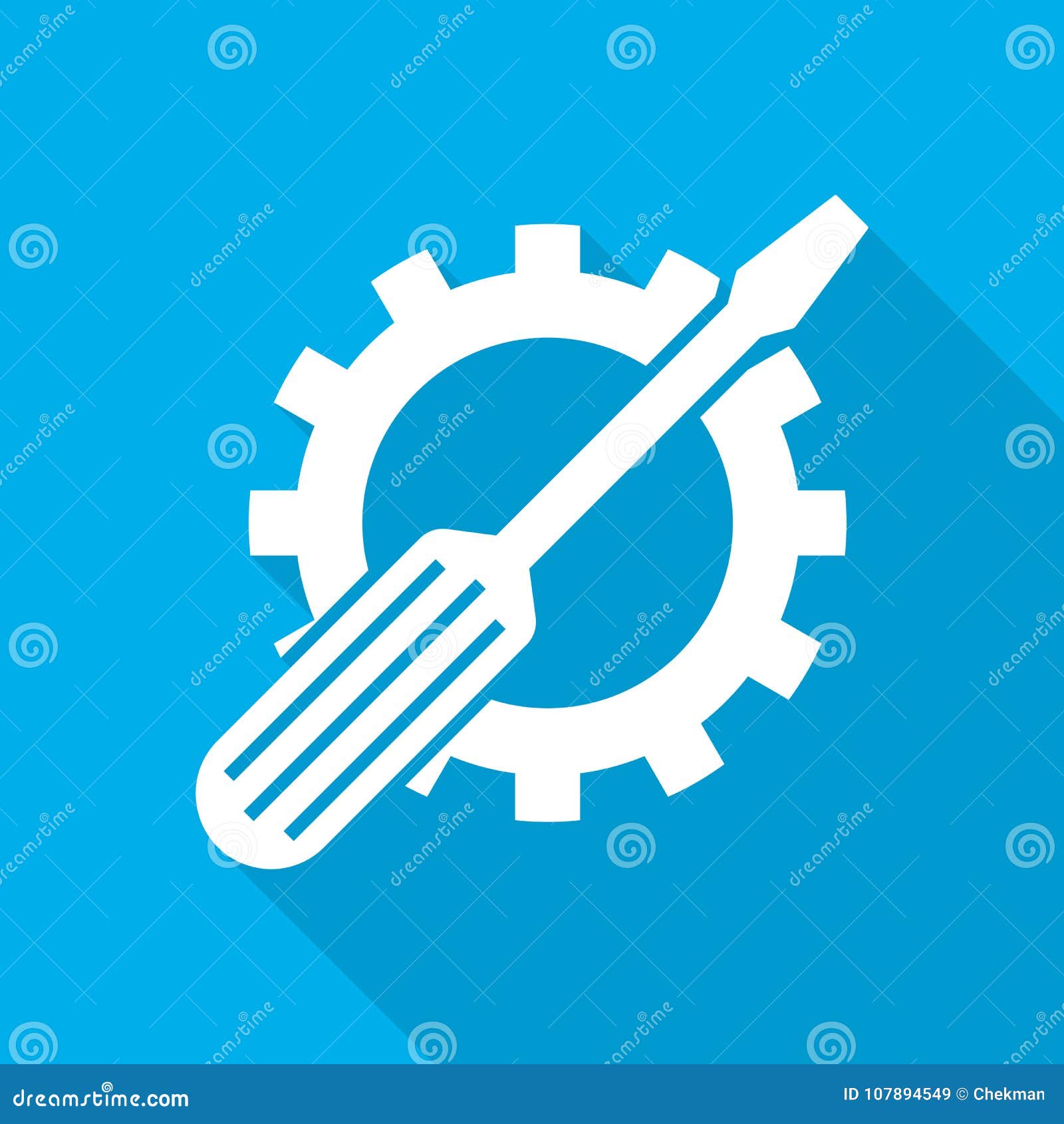 Service Tool Symbol. Vector Illustration Stock Illustration ...