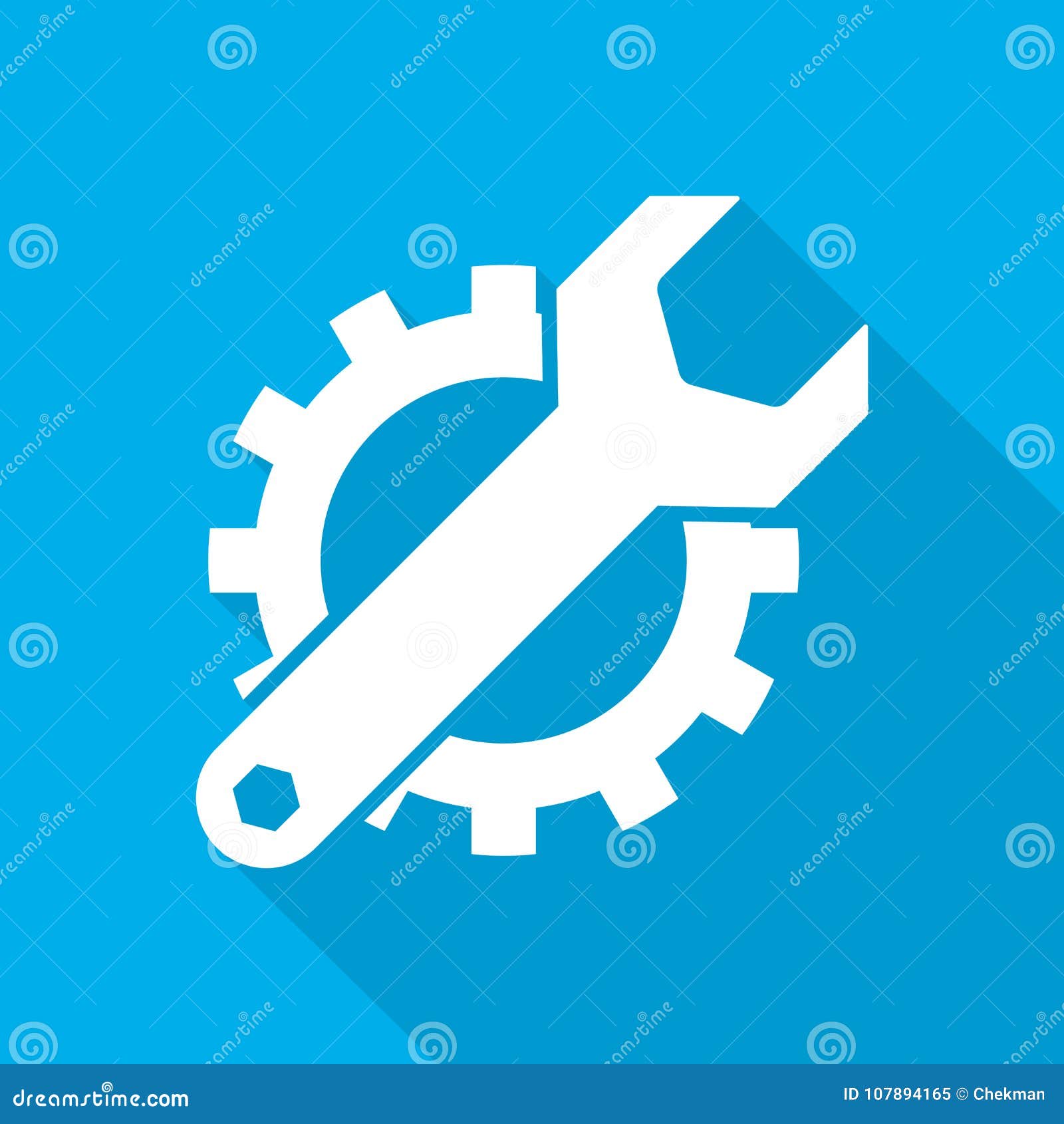 Service Tool Symbol. Vector Illustration Stock Illustration ...