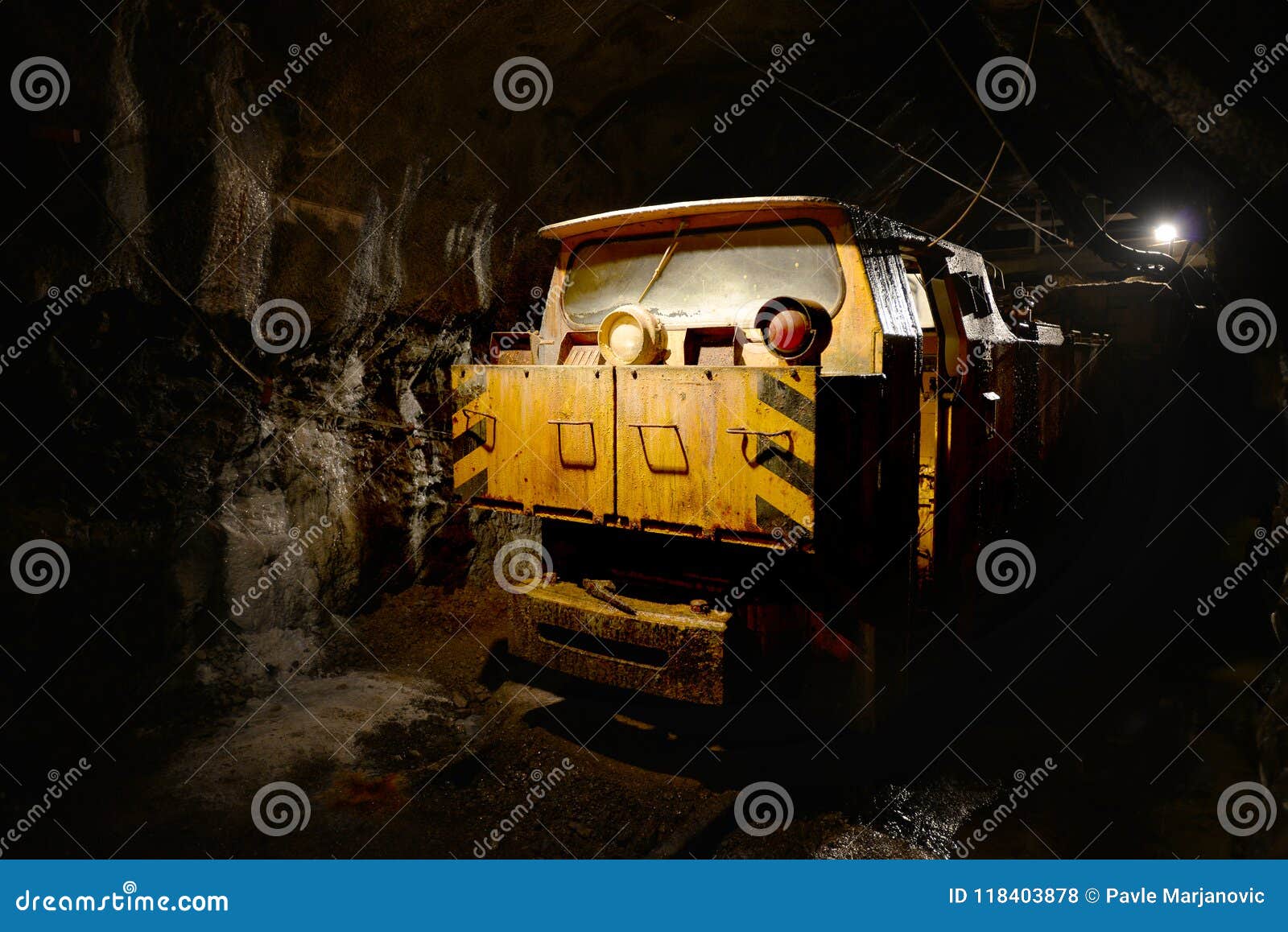 Service Train Inside Mining Quarry Stock Photo - Image of train, dirty ...