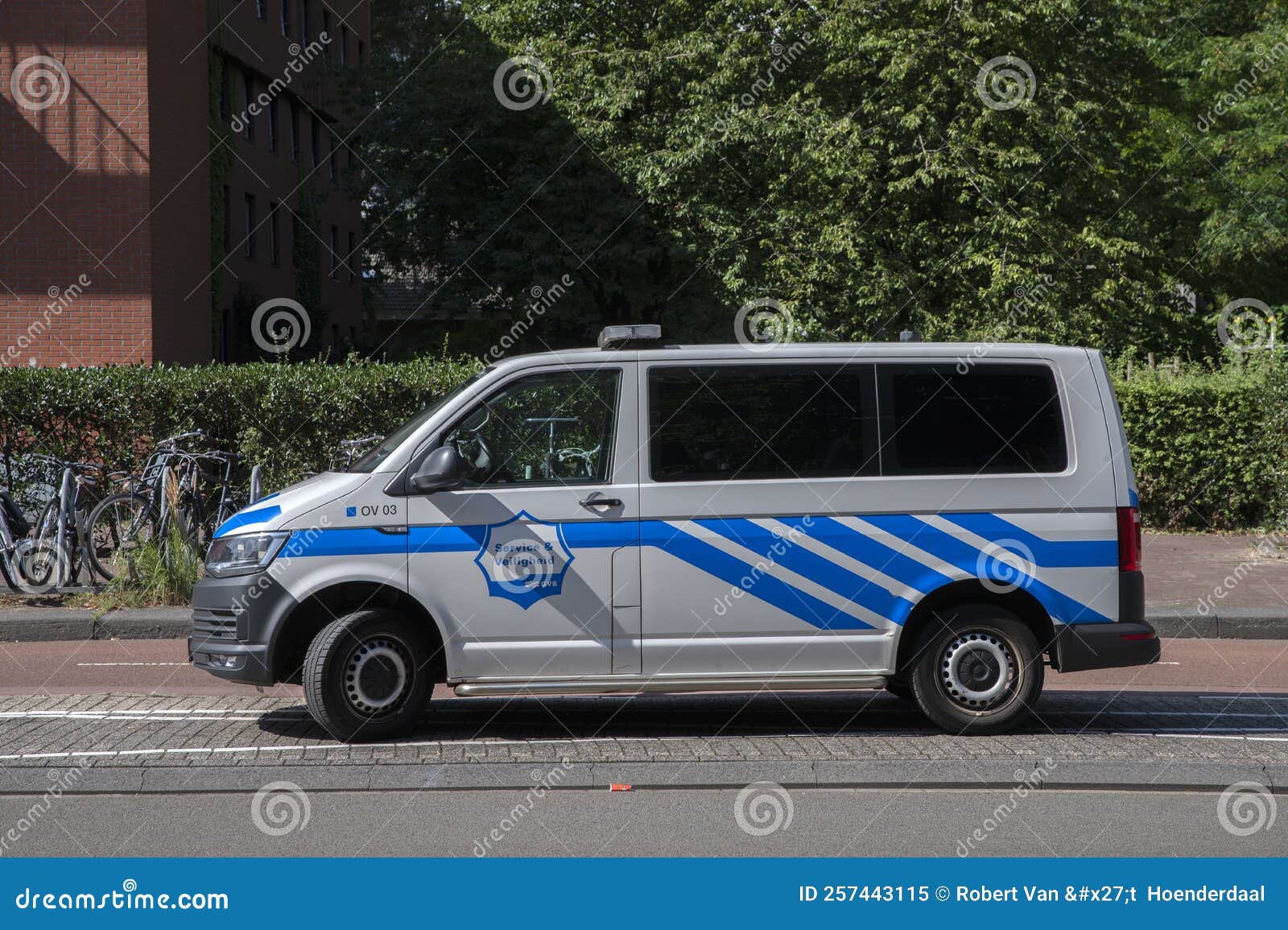 Service and Veiligheid GVB Car at Amsterdam the Netherlands 22-8-2022 ...