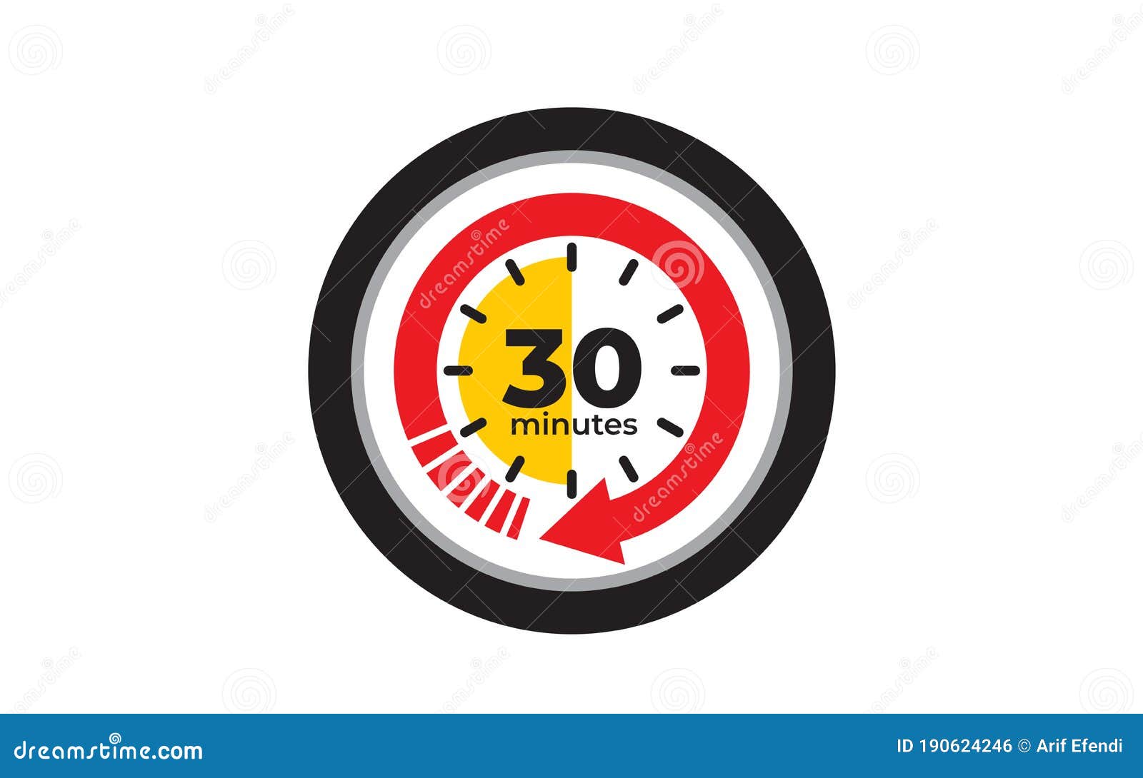 Service Waiting Time Icon Design Vector Stock Vector - Illustration of ...
