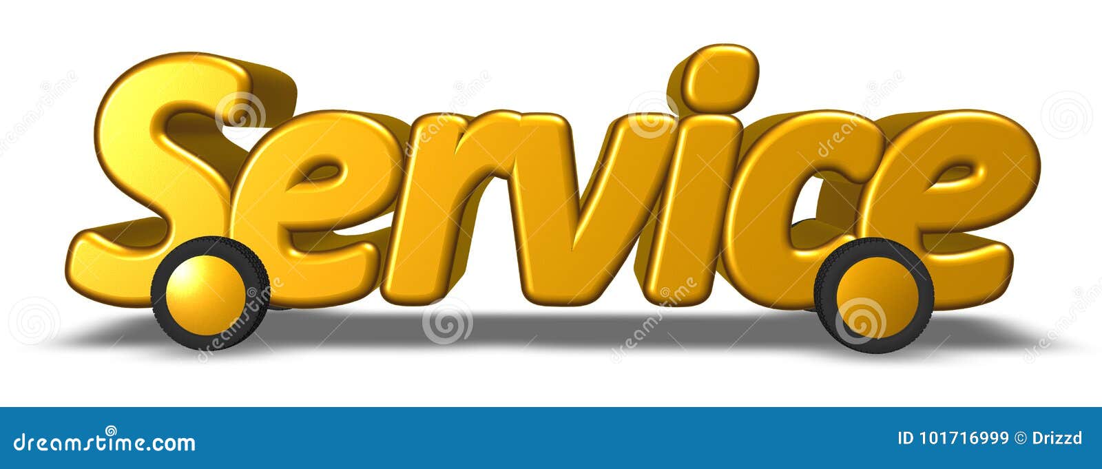 Service on wheels stock illustration. Illustration of sign - 101716999