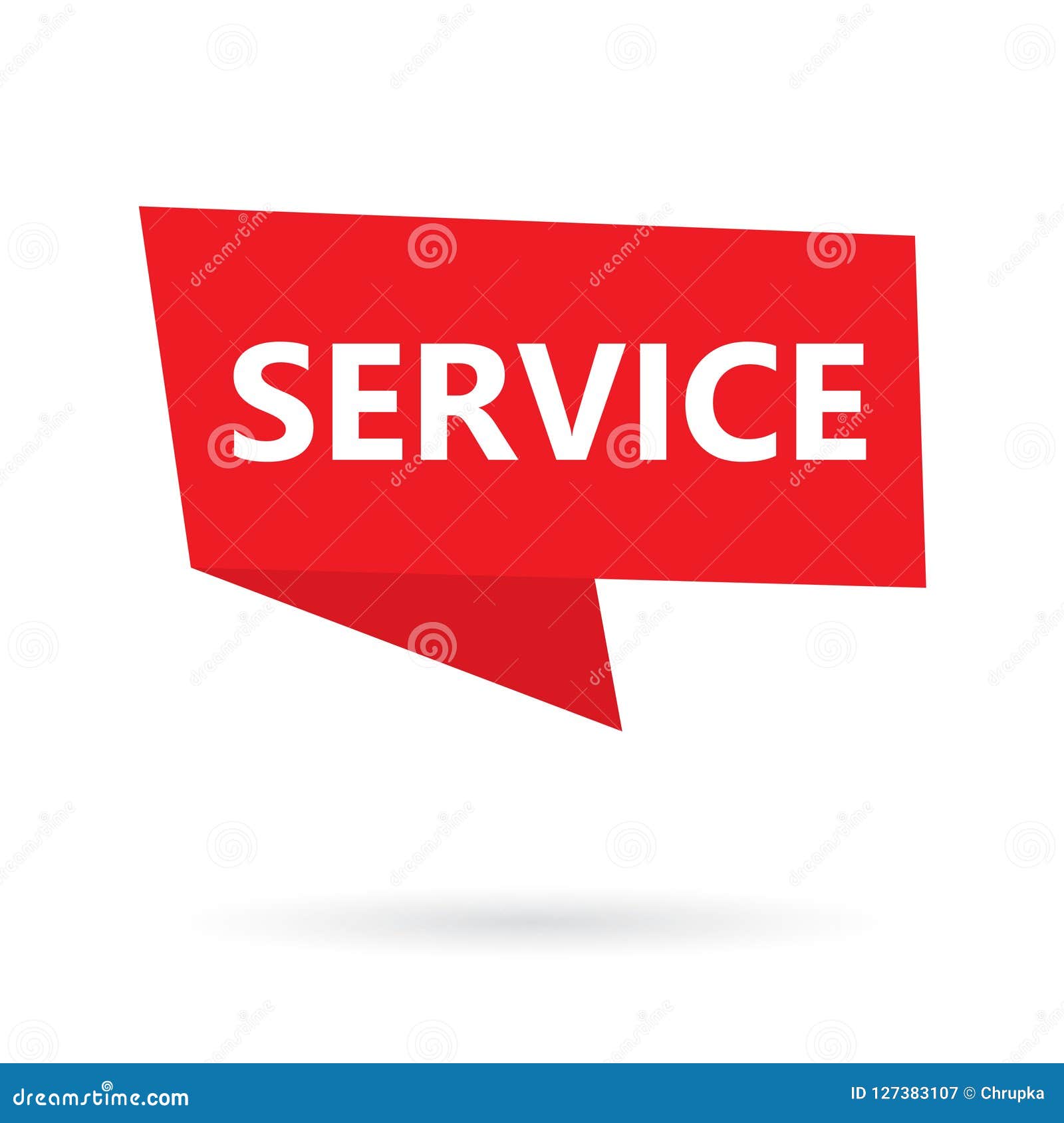 Service Word on a Speach Bubble Stock Vector - Illustration of client ...