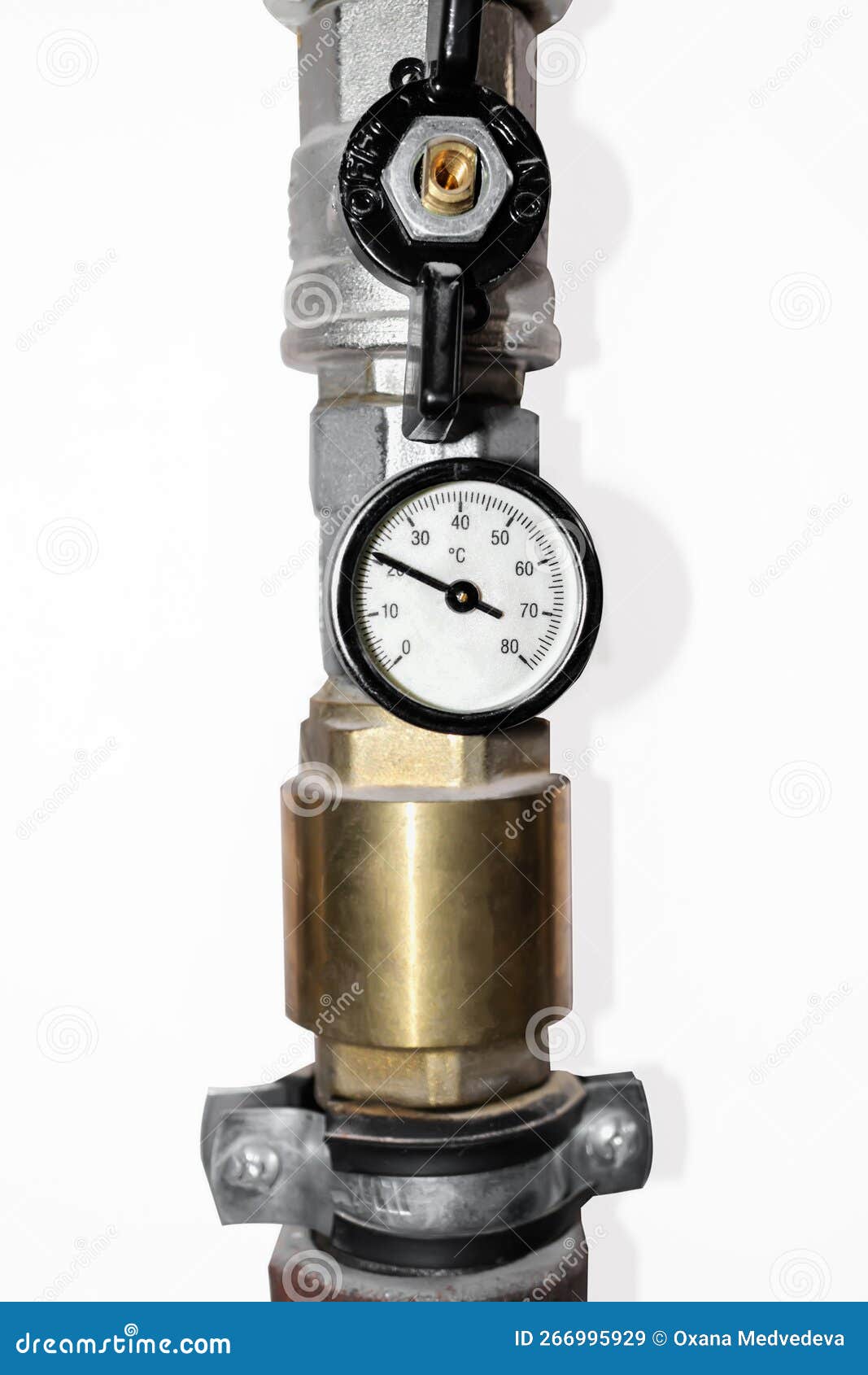 Serviceable Pressure Gauge For Measuring Water Pressure In The Heating ...