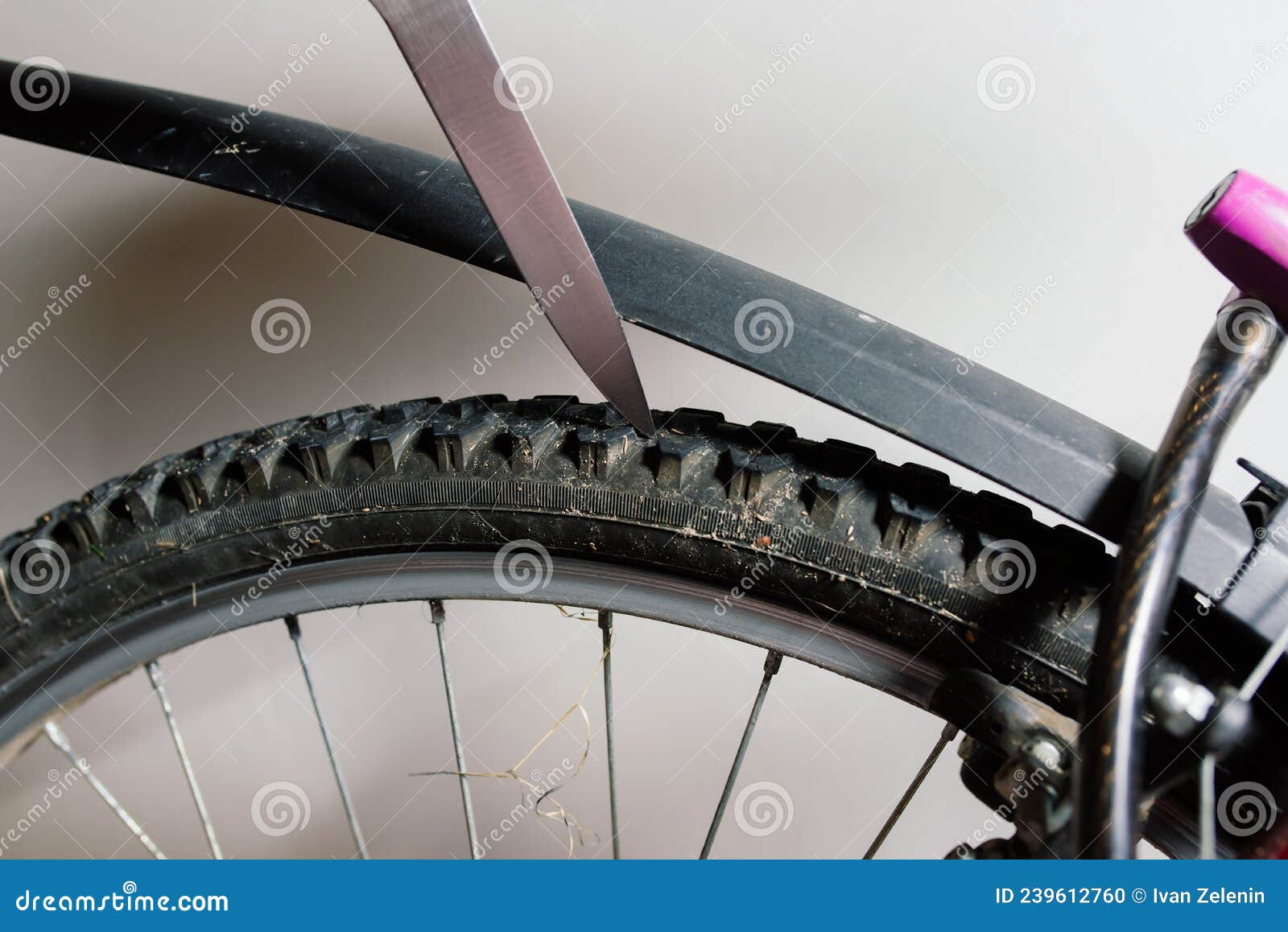 Serviceman Repairing a Bicycle Tire with Tools, Close Up Photo Stock ... Serviceman Repairing a Bicycle Tire with Tools, Close Up Photo Stock ...