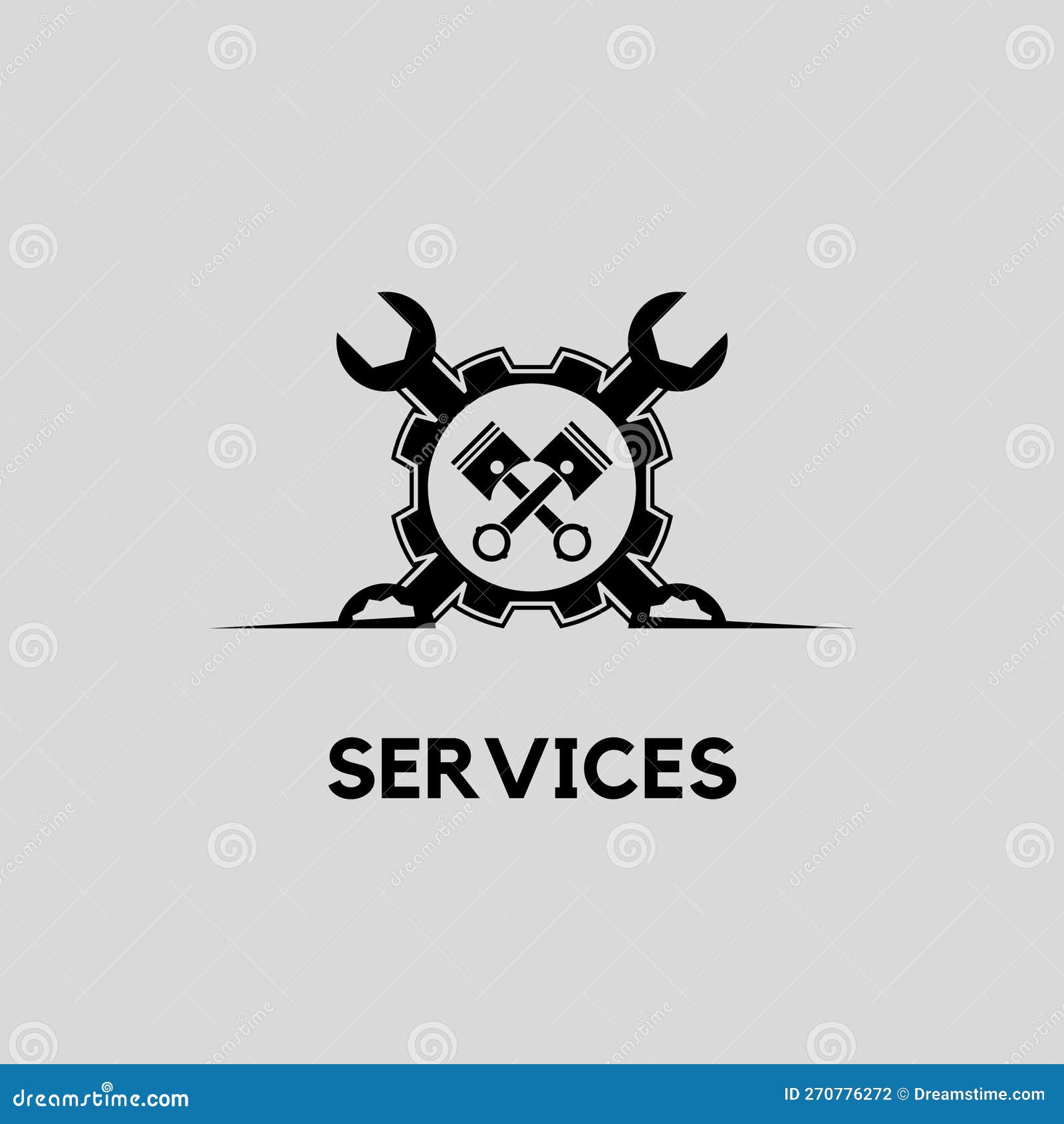 Services logo stock illustration. Illustration of icon - 270776272