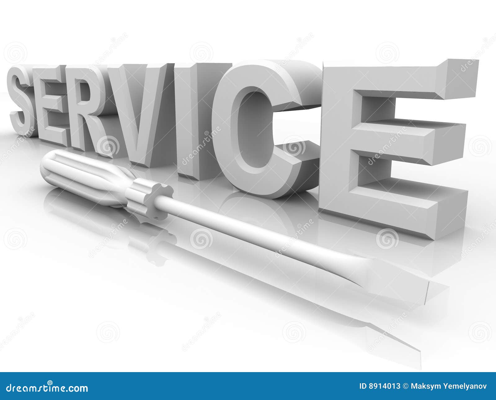 SERVICIO Del Texto Con El Skewdriver Stock de ilustración - Ilustración ...