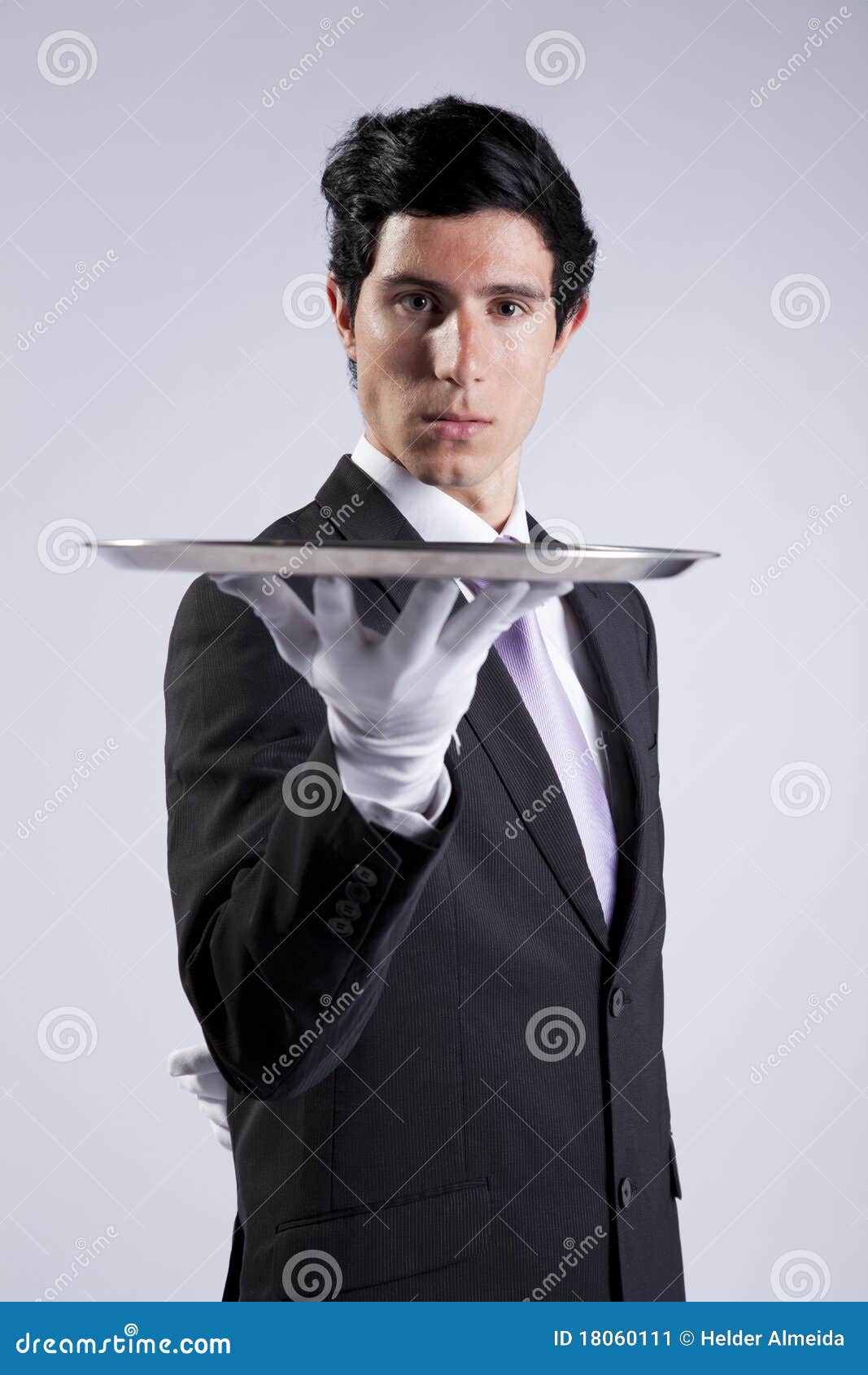 Serving the best service stock image. Image of portrait - 18060111