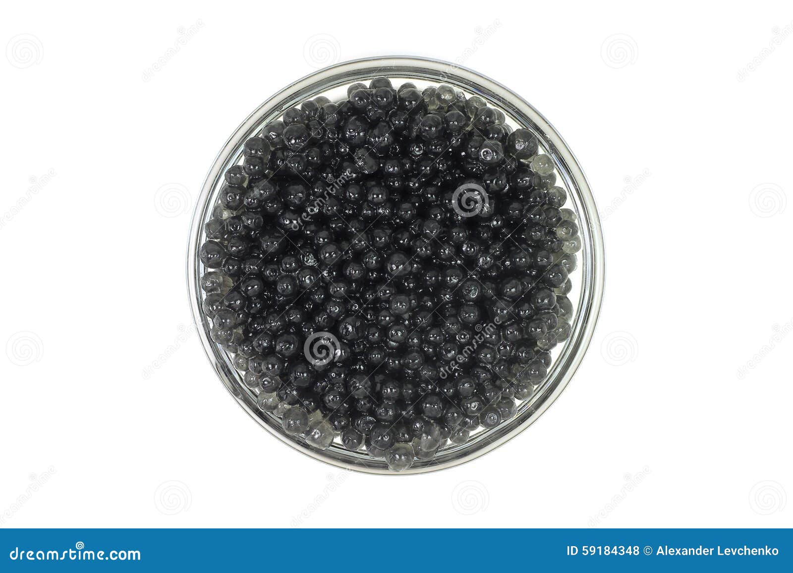 Serving of Caviar in a Glass Cup Stock Photo - Image of bodies, fish ...