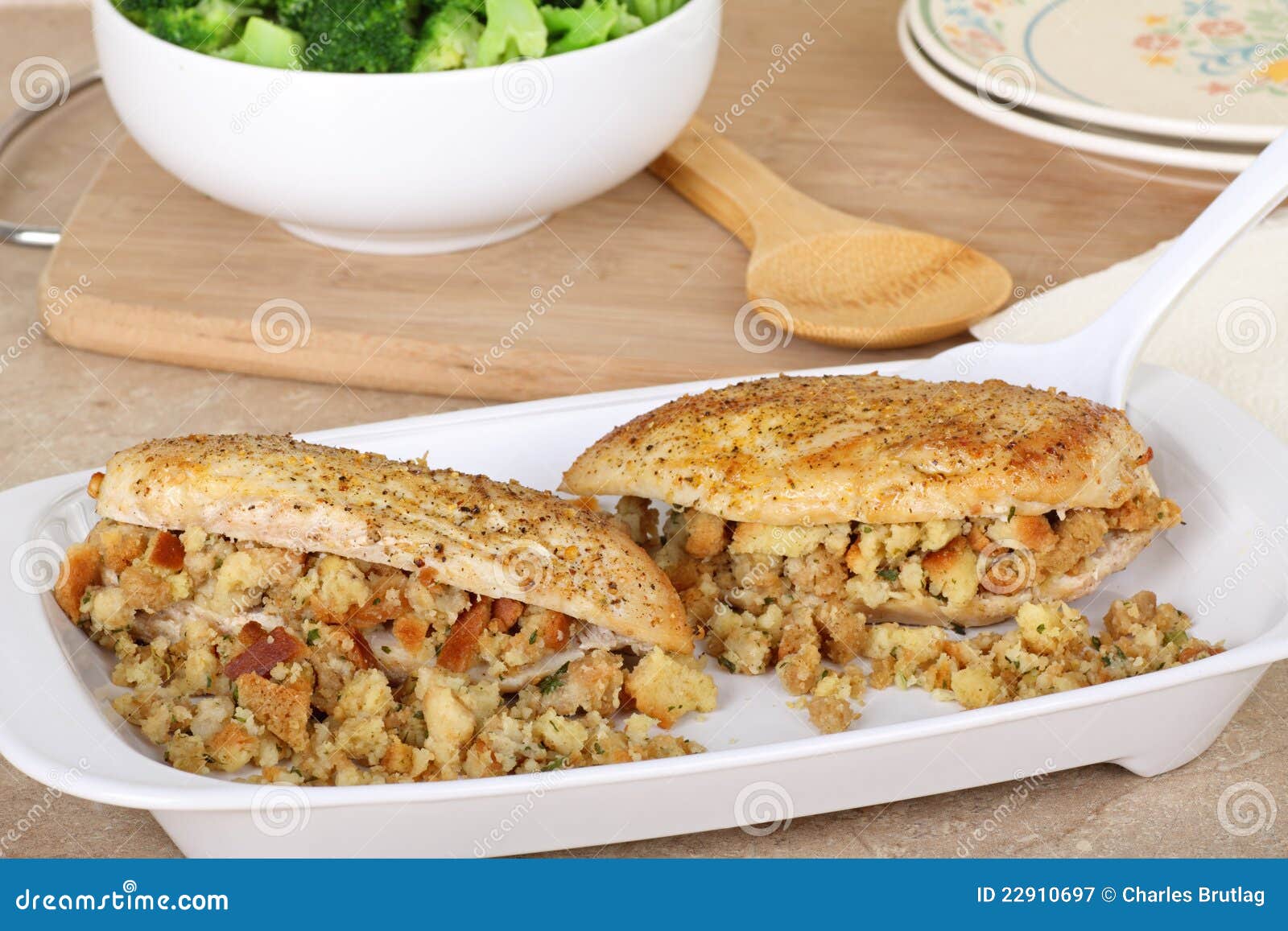 Serving Chicken Breast stock image. Image of chicken - 22910697