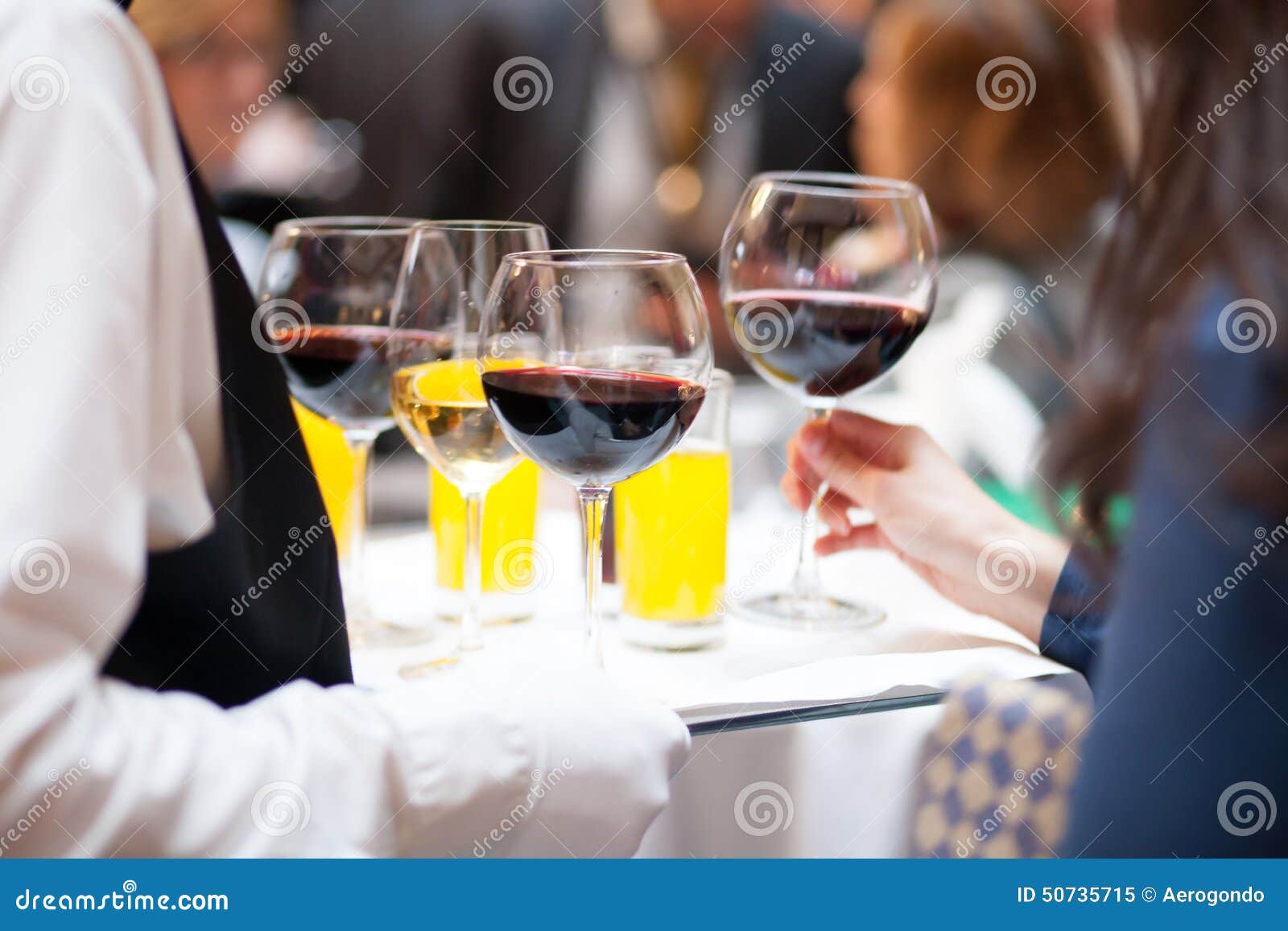 Serving drinks at a party stock image. Image of stand - 50735715