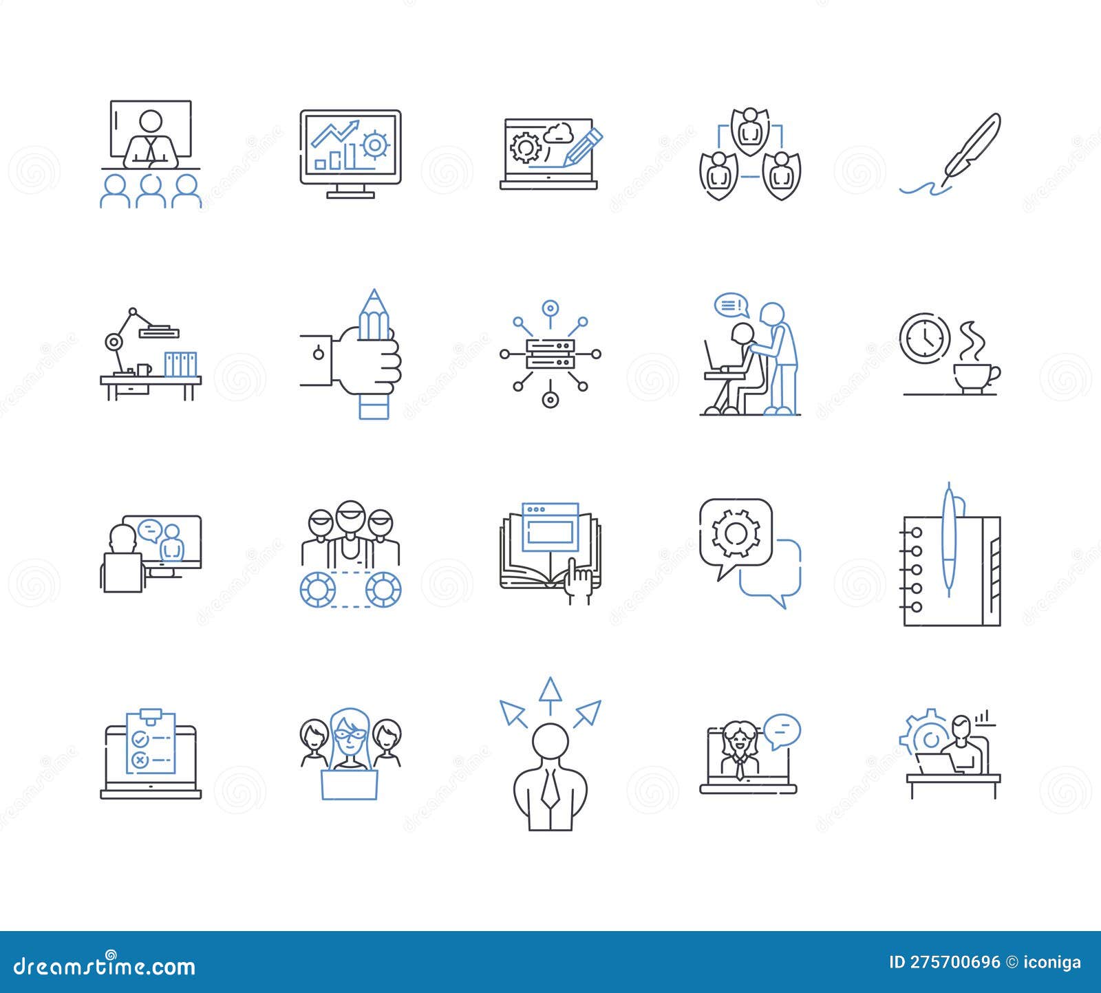 Serving Enterprise Line Icons Collection. Efficiency, Integration ... Serving Enterprise Line Icons Collection. Efficiency, Integration ...