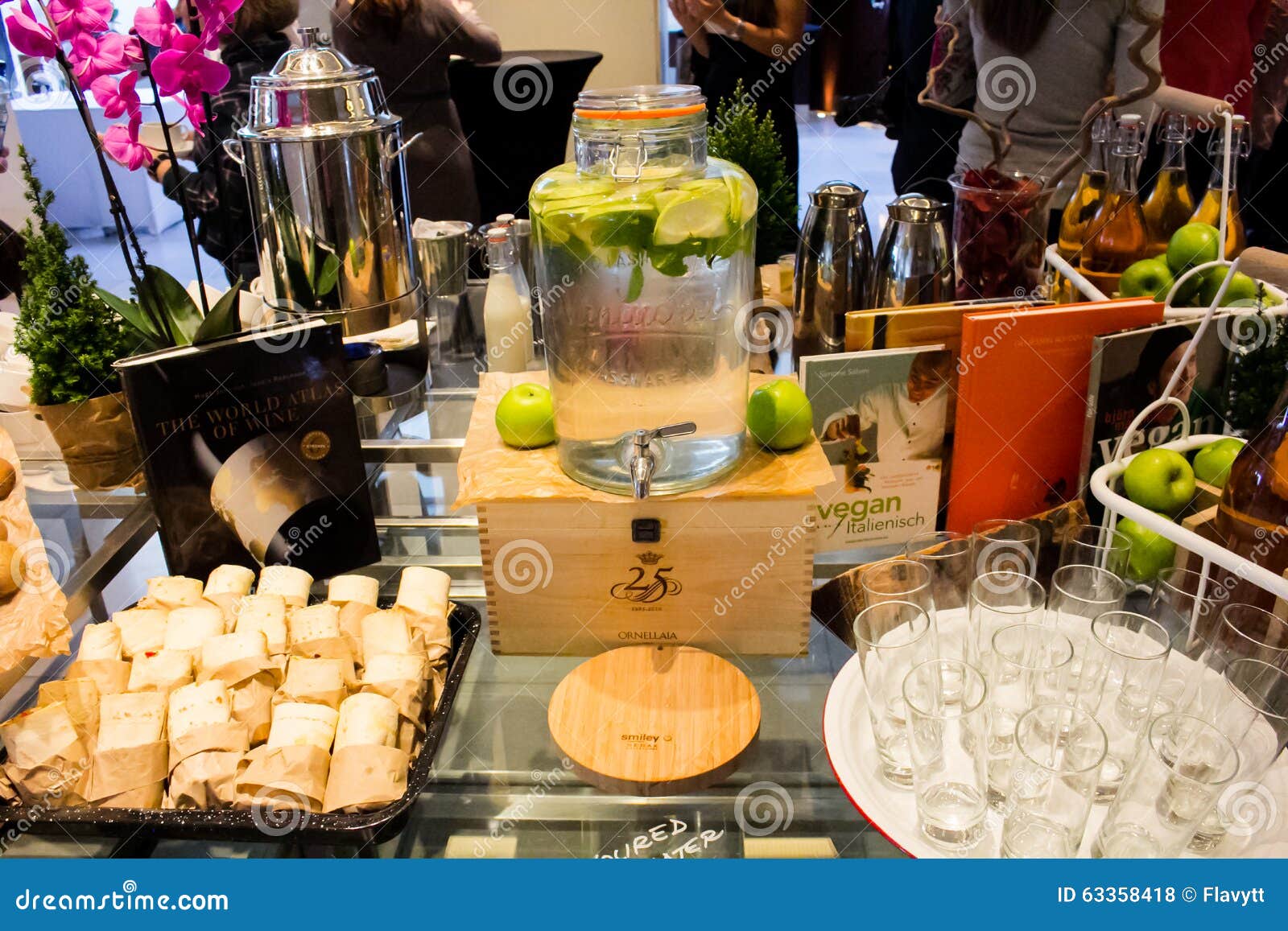 Serving lemonade in style editorial stock photo. Image of style - 63358418