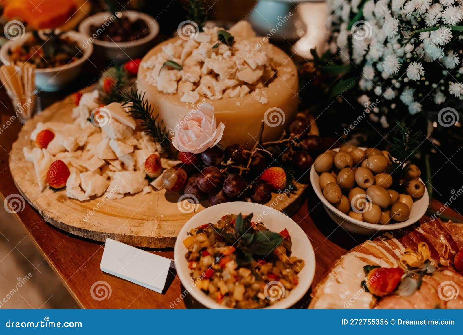 Serving Platter Filled with an Assortment of Snacks during the Ceremony ...